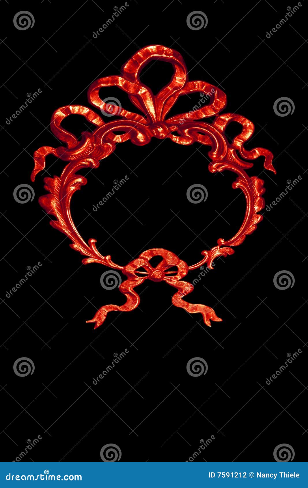 Antique Silver Label or Frame Stock Photo - Image of flourish ...