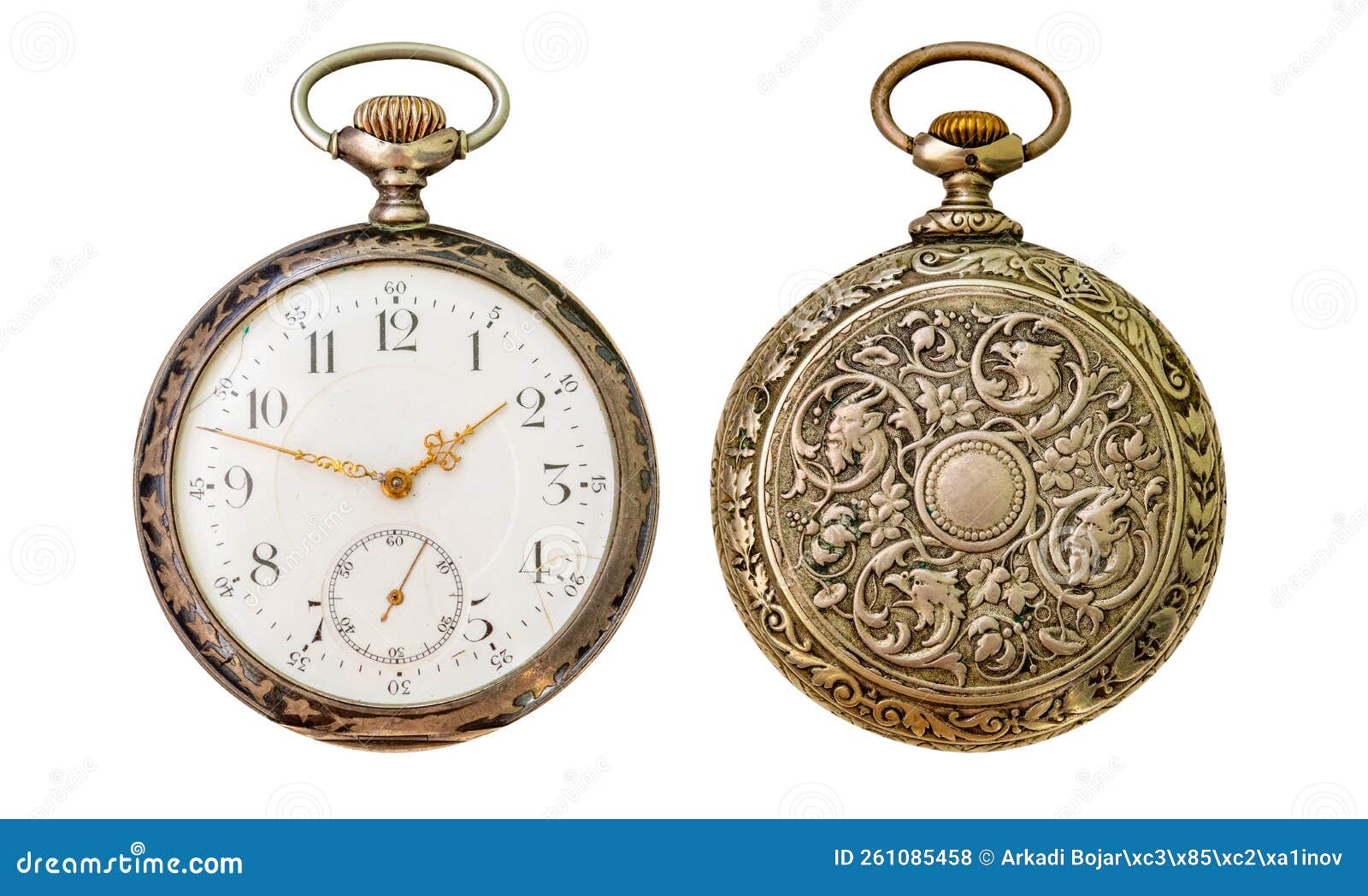 Vintage Pocket Watch Front Back Stock Photos - Free & Royalty-Free ...