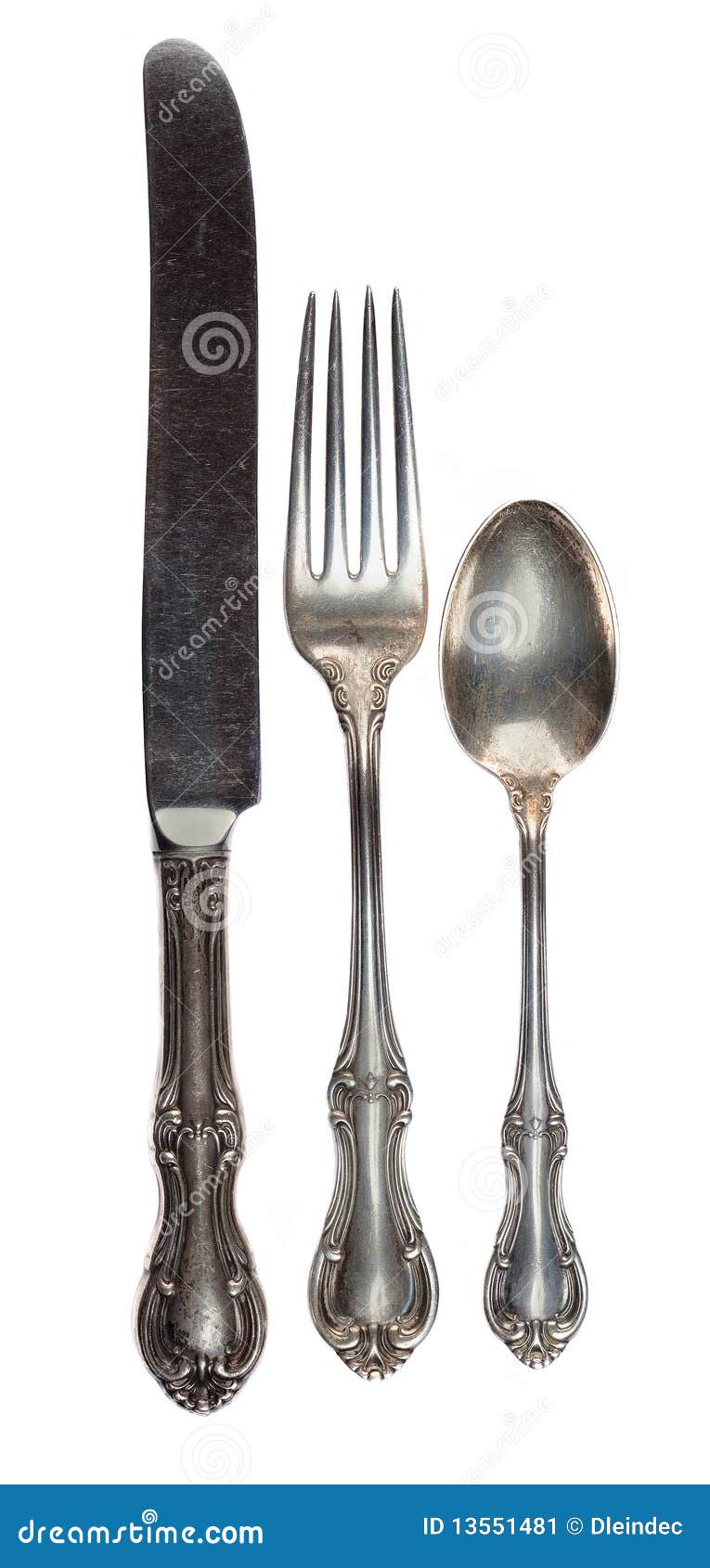 Antique Silverware stock image. Image of equipment, restaurant - 13551481
