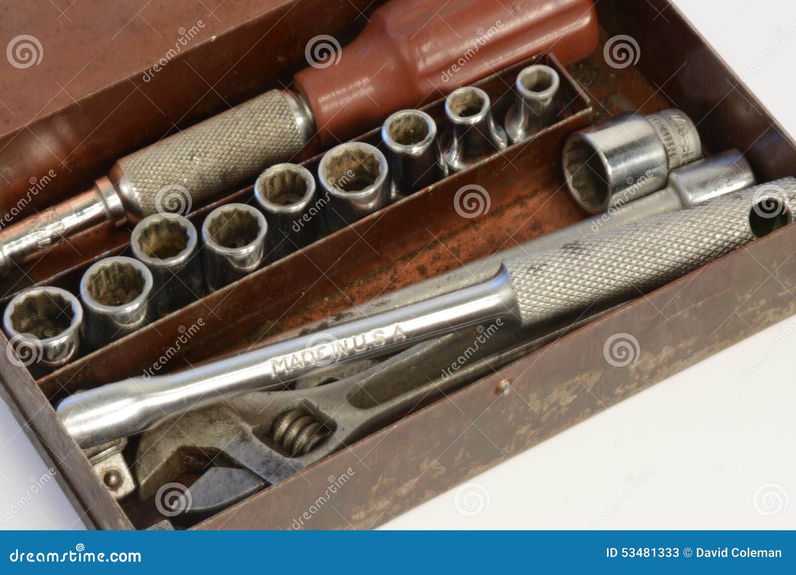 Antique socket driver stock image. Image of antique, steel - 53481333