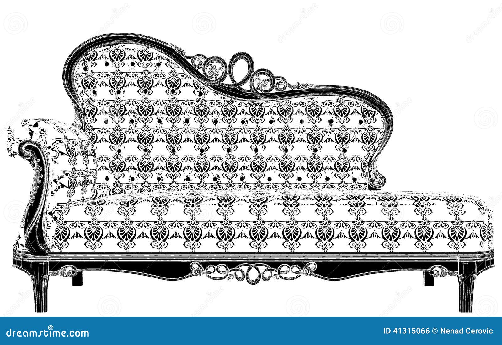 Antique Sofa Vector stock vector. Illustration of furniture - 41315066 Antique Sofa Vector stock vector. Illustration of furniture - 41315066