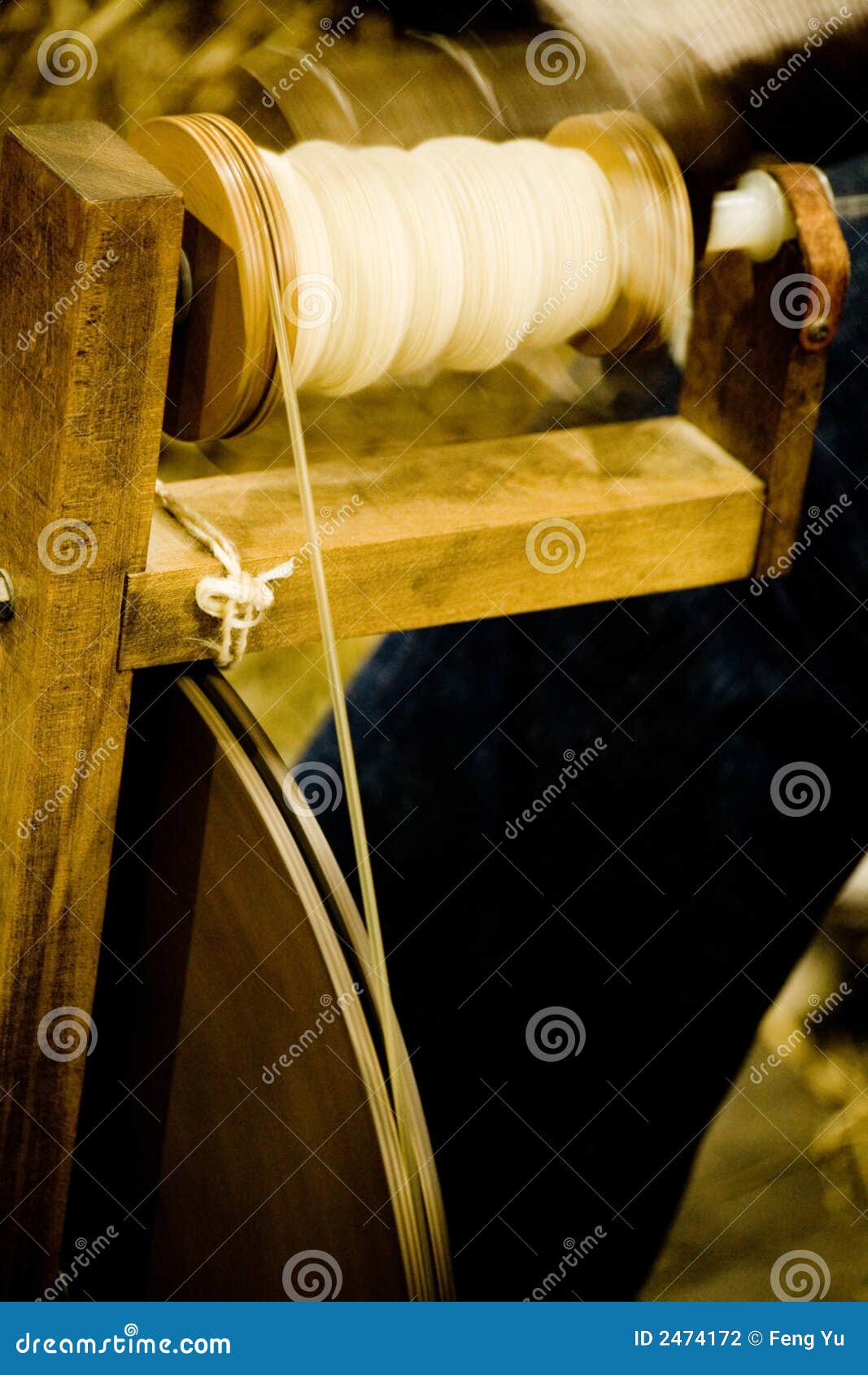 Antique spinning machine stock photo. Image of wood, loom - 2474172