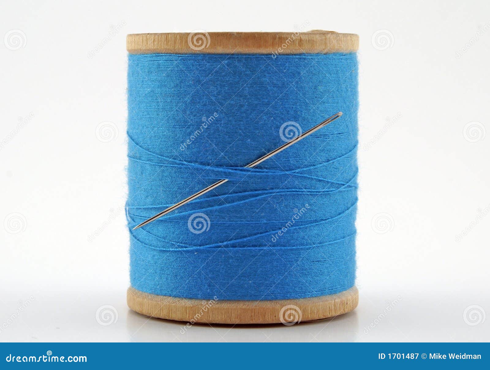 Antique Spool of Thread stock image. Image of needle, fabric - 1701487