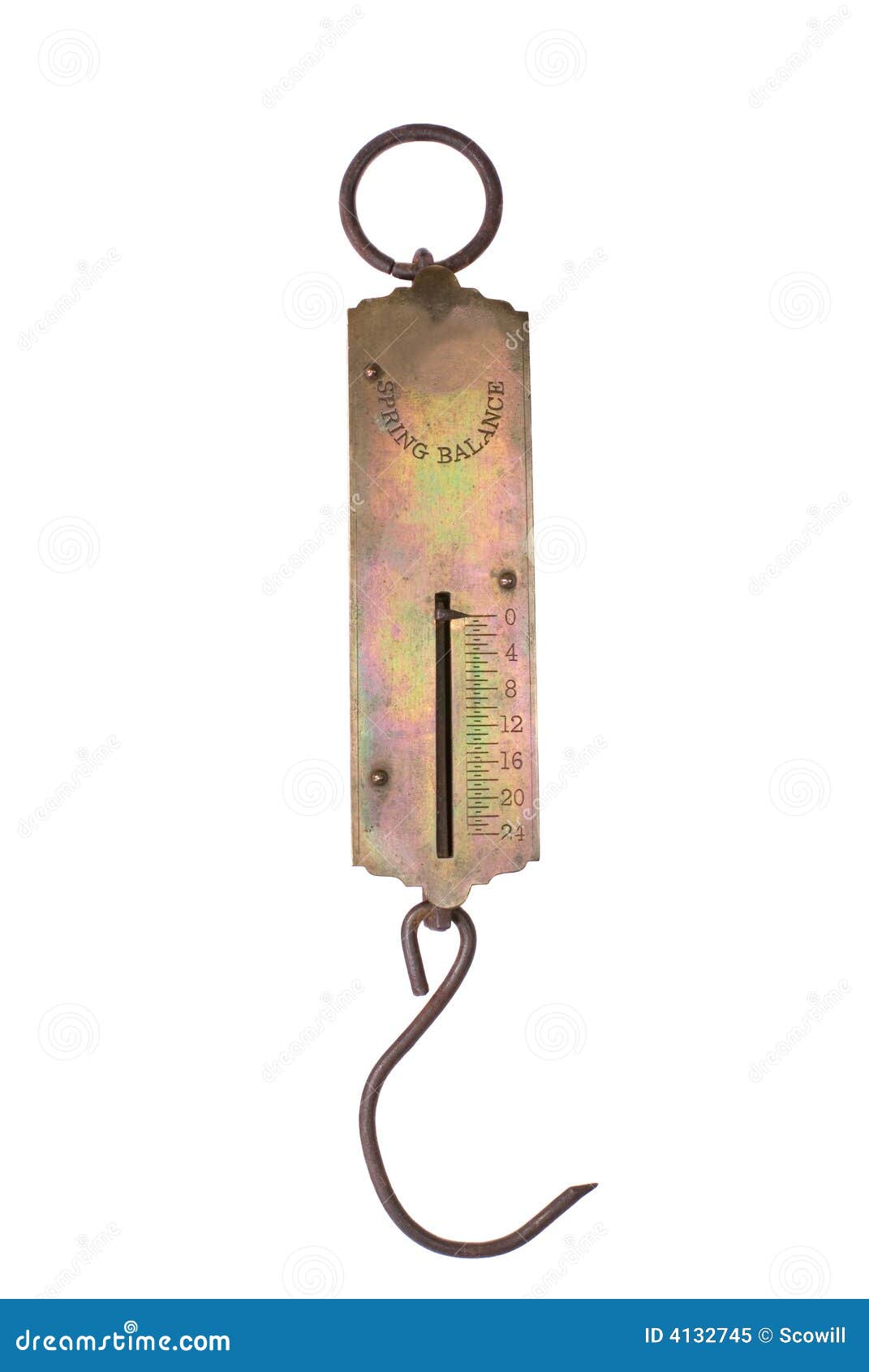 Antique Spring Balance stock image. Image of weighing - 4132745