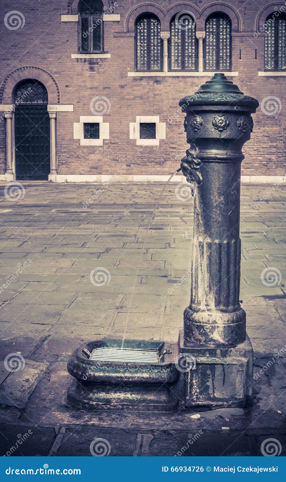 Antique standpipe stock photo. Image of street, drink - 66934726