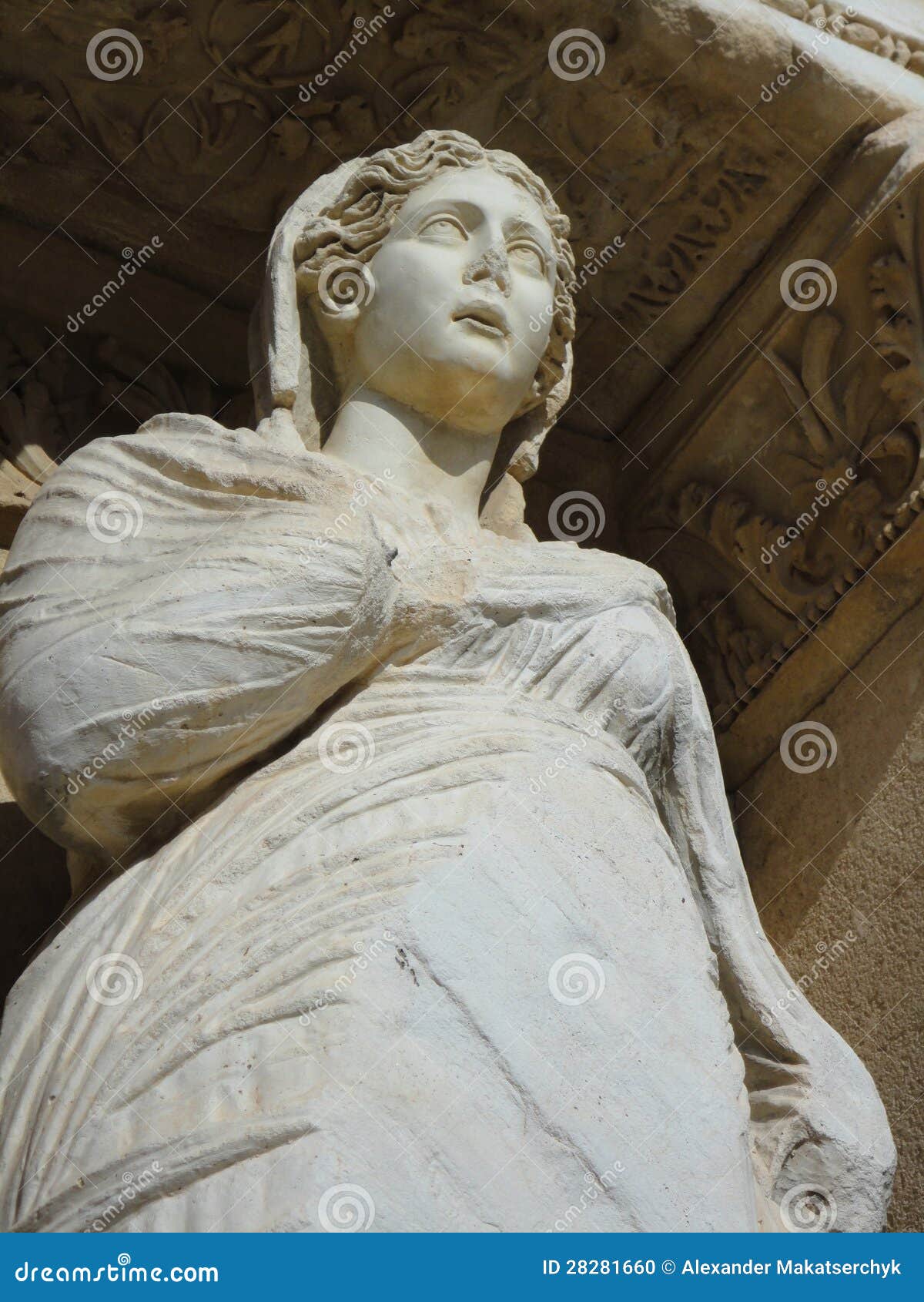 Antique Statue of Arete stock photo. Image of monument - 28281660