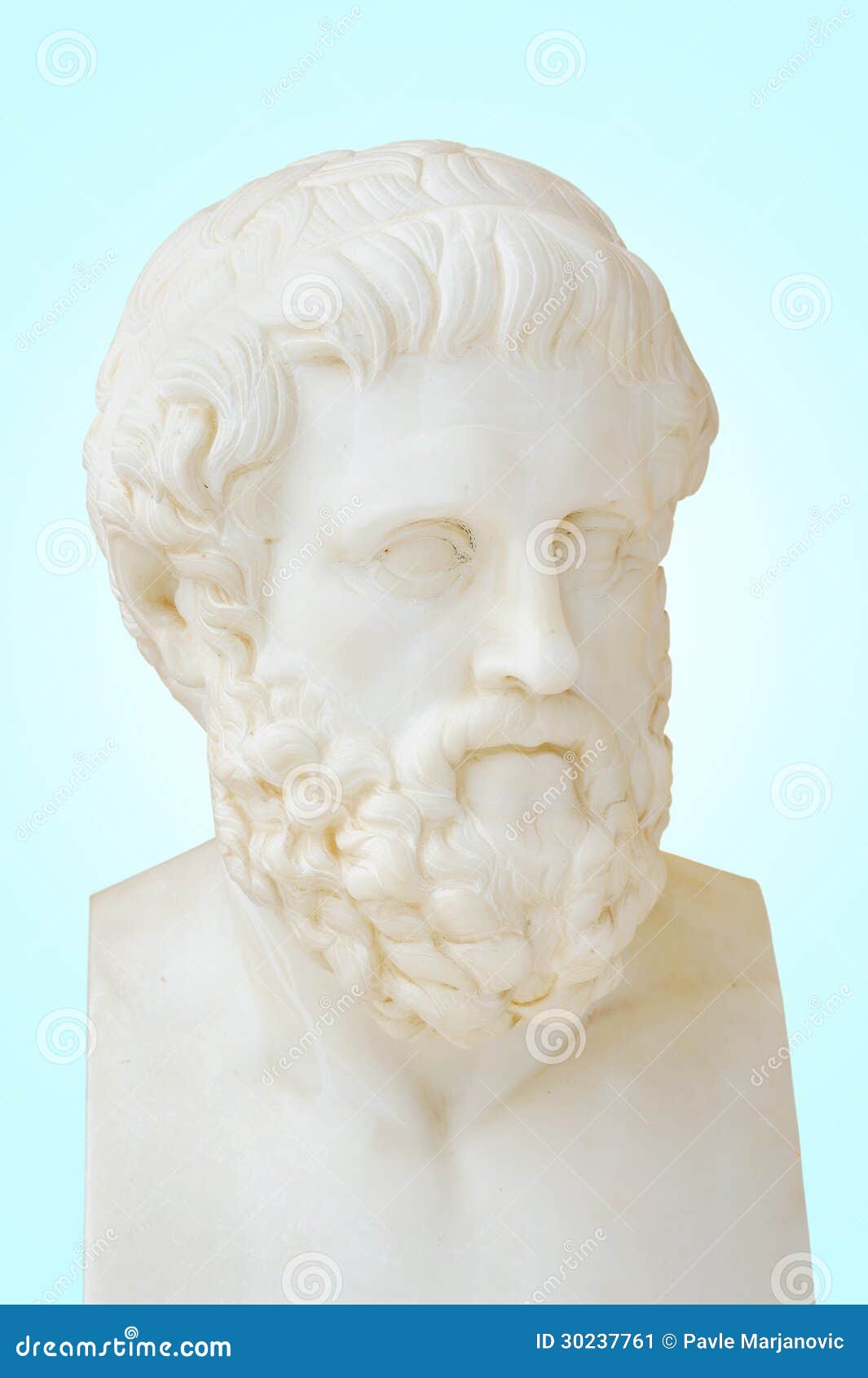 Statue of Sophocles stock image. Image of male, historic - 30237761