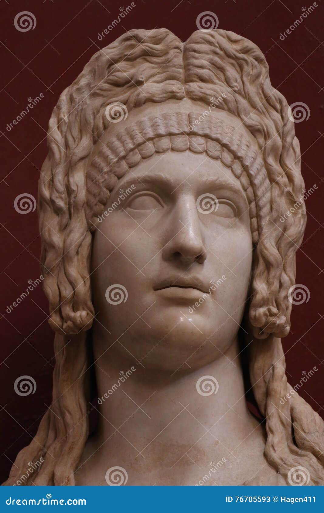 Antique Statue Of Menander, The Ancient Greek Playwright And Comedian ...