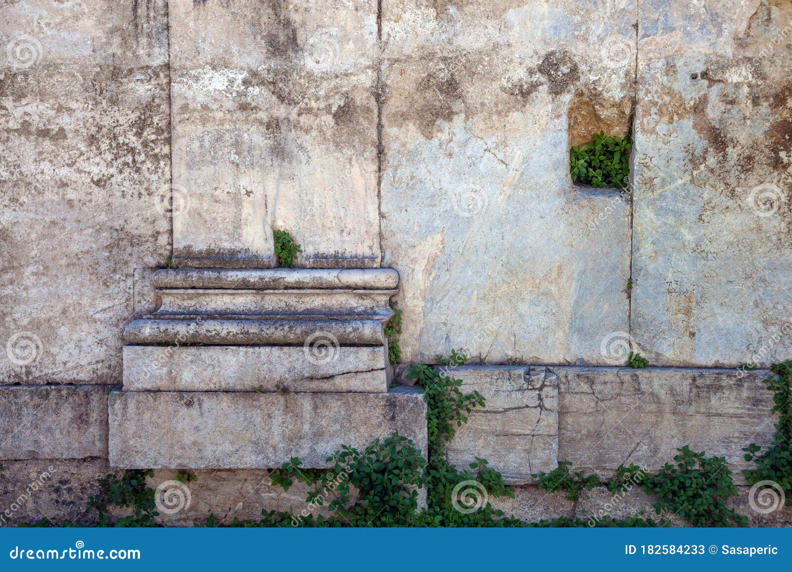 Antique Stone Temple Wall Background Stock Image - Image of stone ...