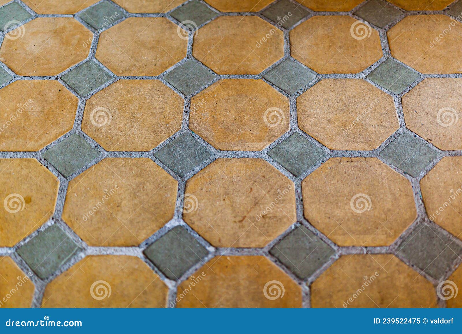 Antique Stone Tile Floor Pattern Stock Image - Image of architecture ...