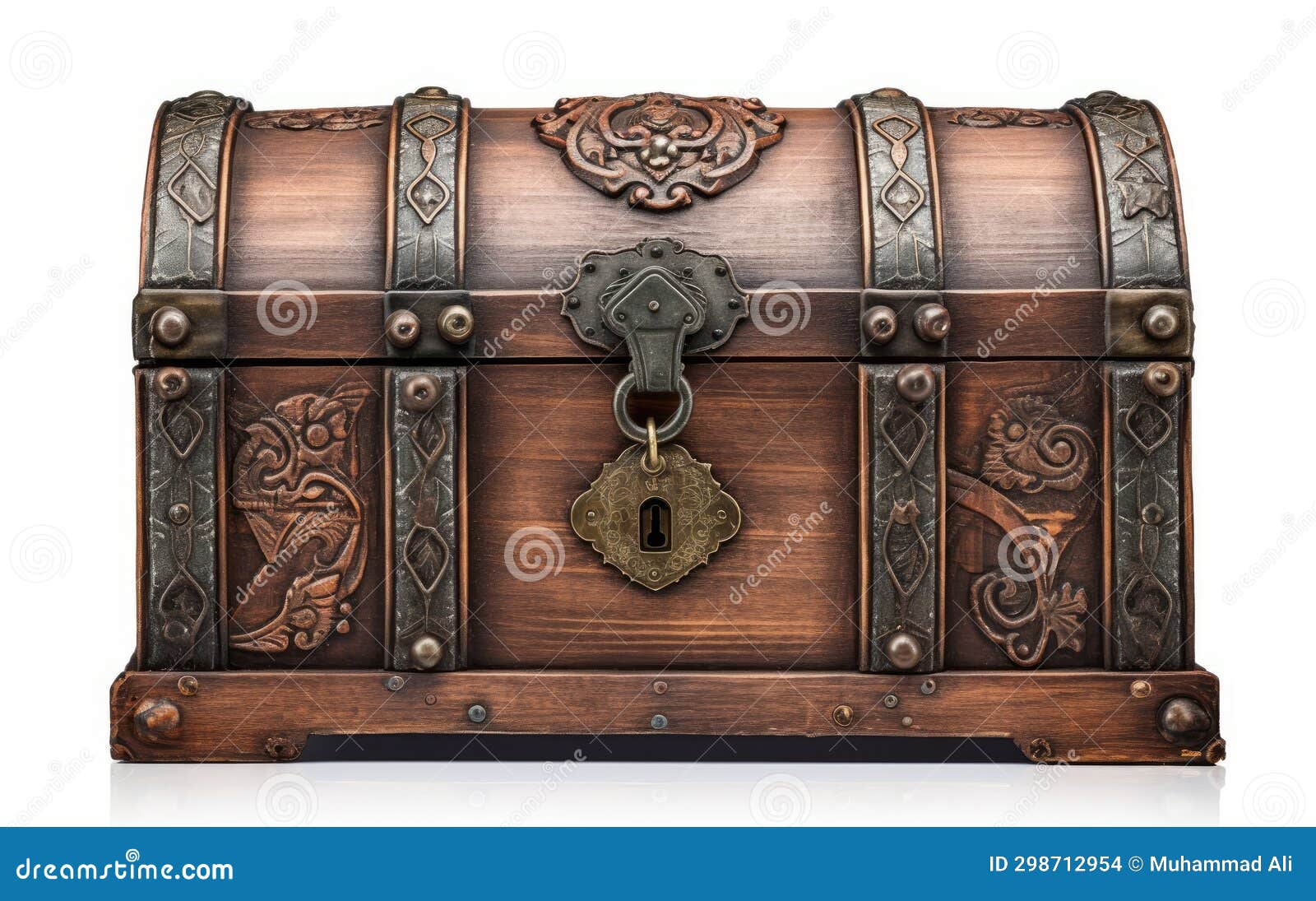 Antique Style Wooden Frame Capture on White Background Stock Photo ...