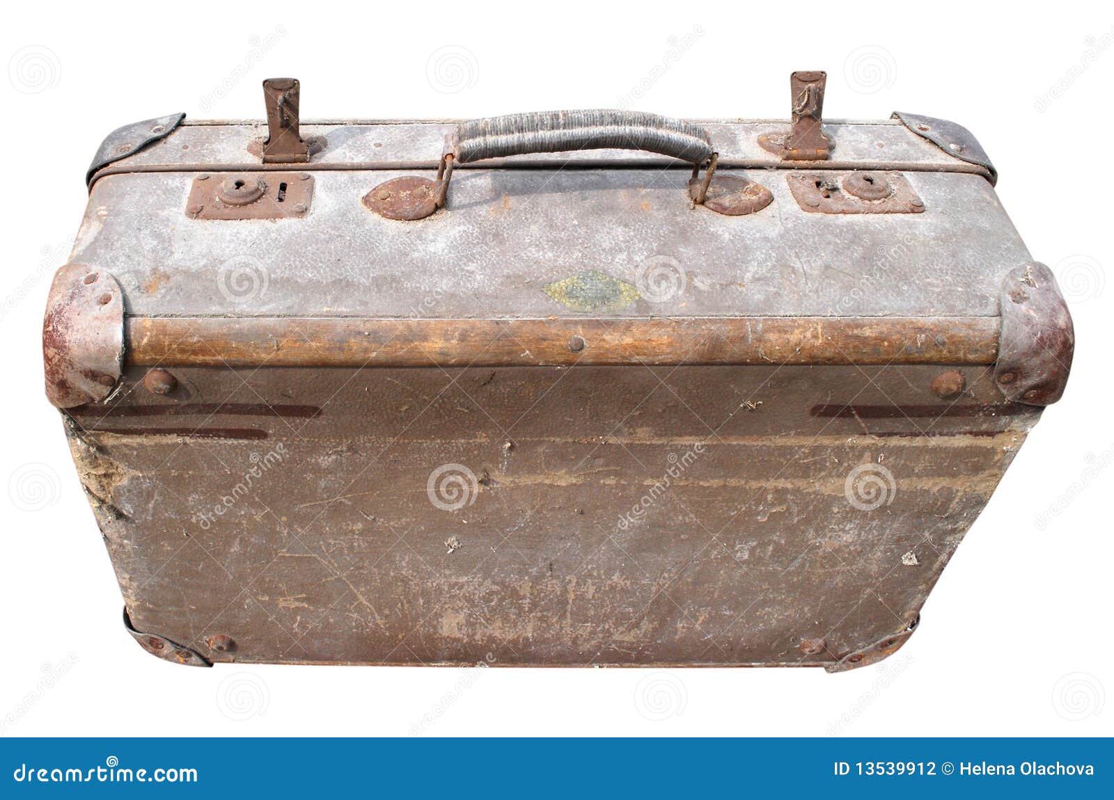 Antique Suitcase stock photo. Image of paper, white, rusty - 13539912