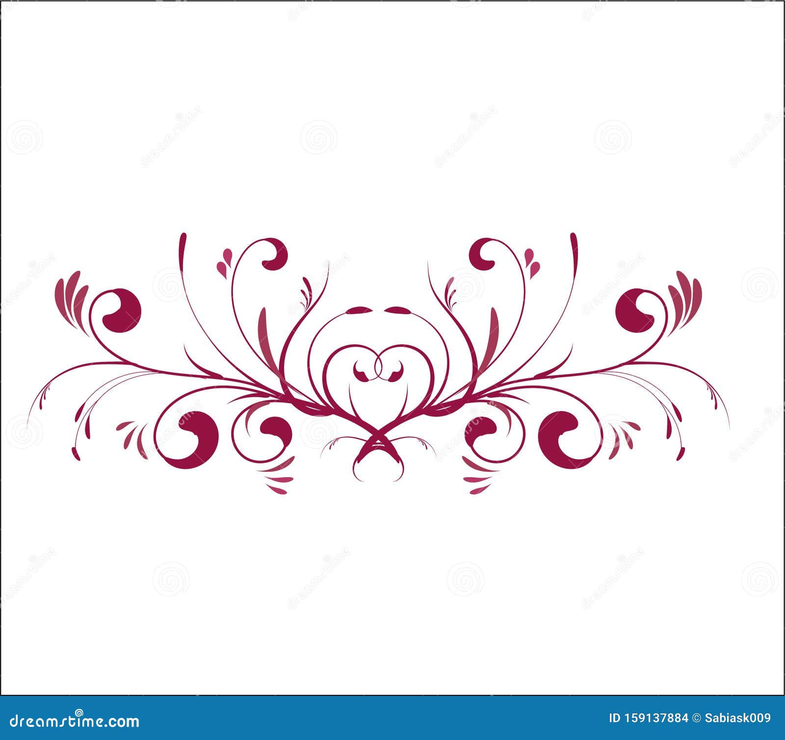 Antique swirl design stock illustration. Illustration of card - 159137884