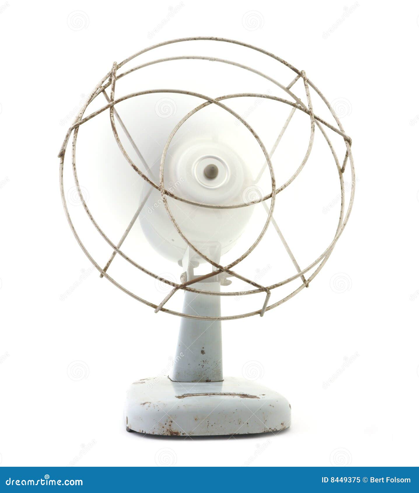 Antique table fan stock image. Image of metal, blades - 8449375