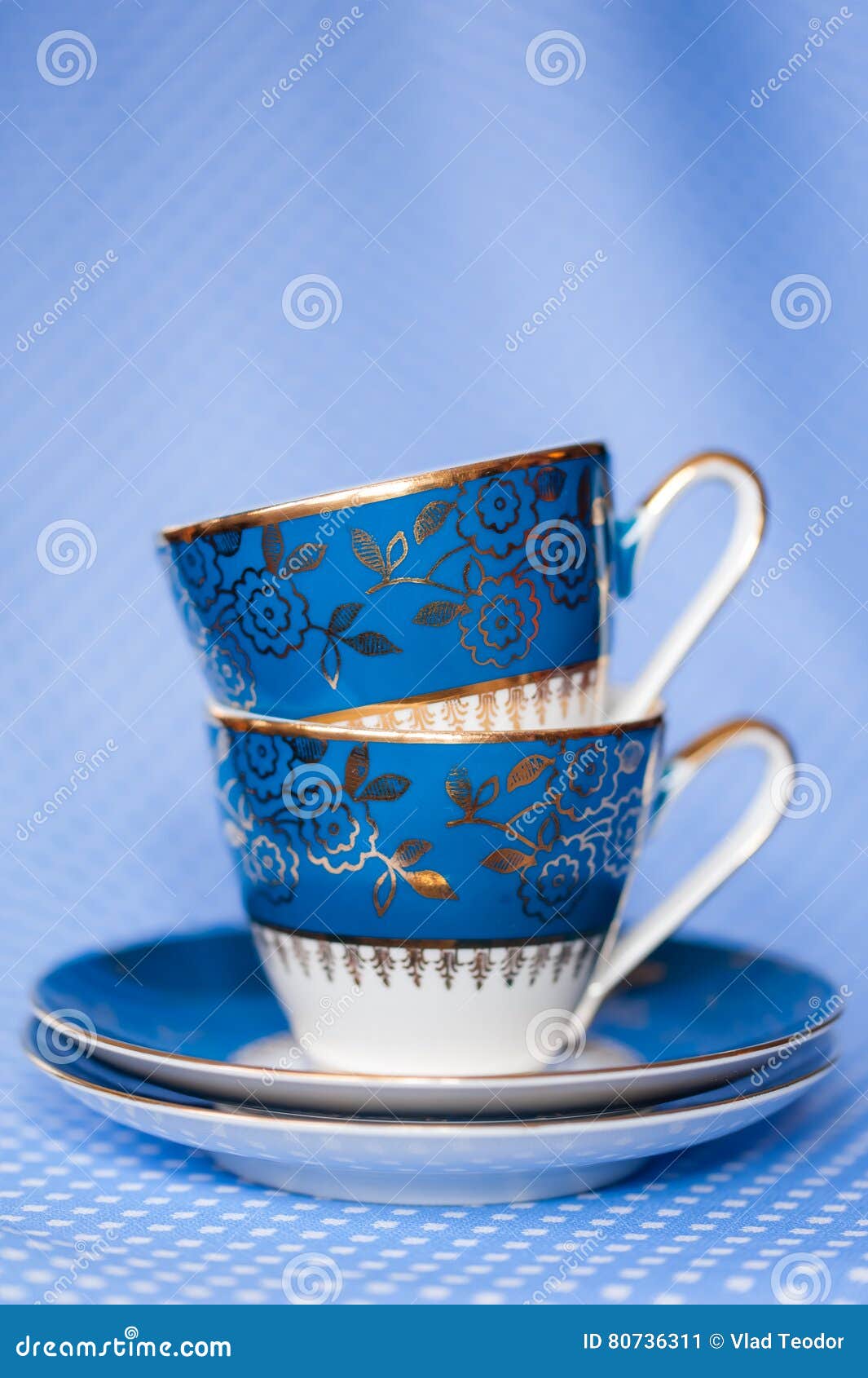 Antique tea cups stock image. Image of pastel, culture - 80736311
