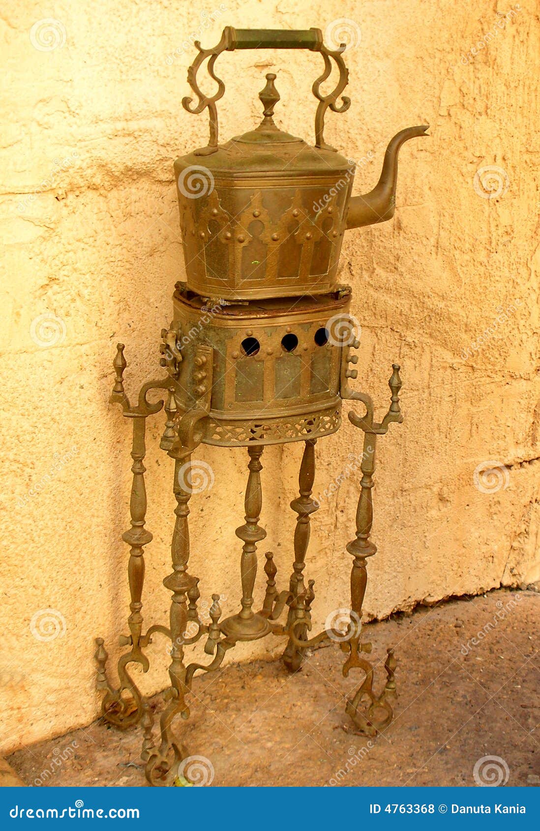 Antique Tea Maker From Morocco Royalty-Free Stock Image | CartoonDealer ...
