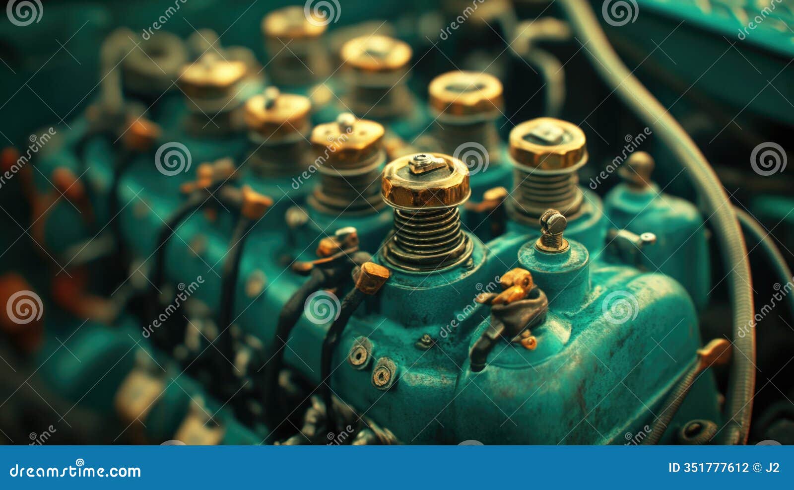 Components Of The Valve Timing Mechanism Of The Internal Combustion ...