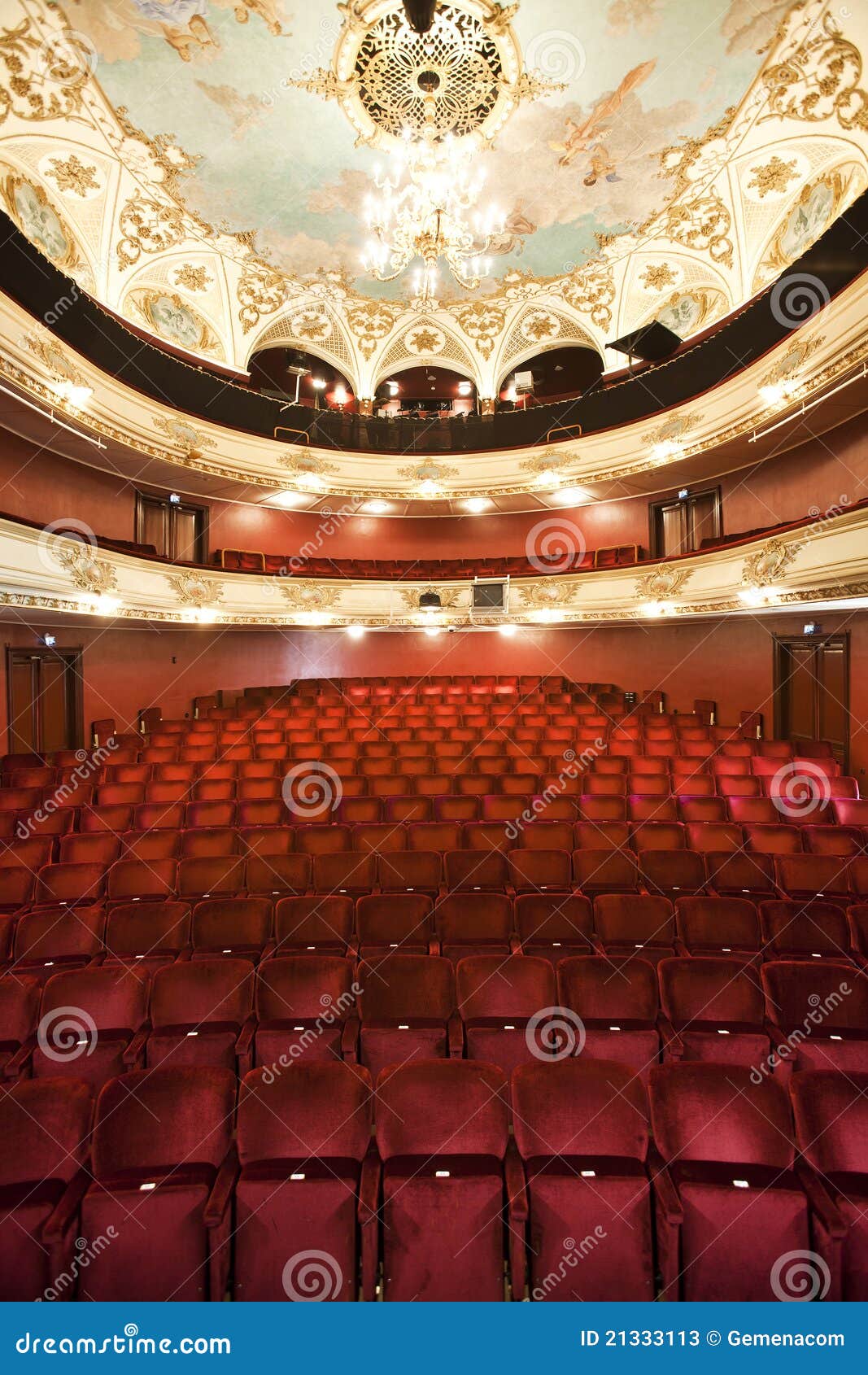 Antique teater editorial stock photo. Image of attending - 21333113