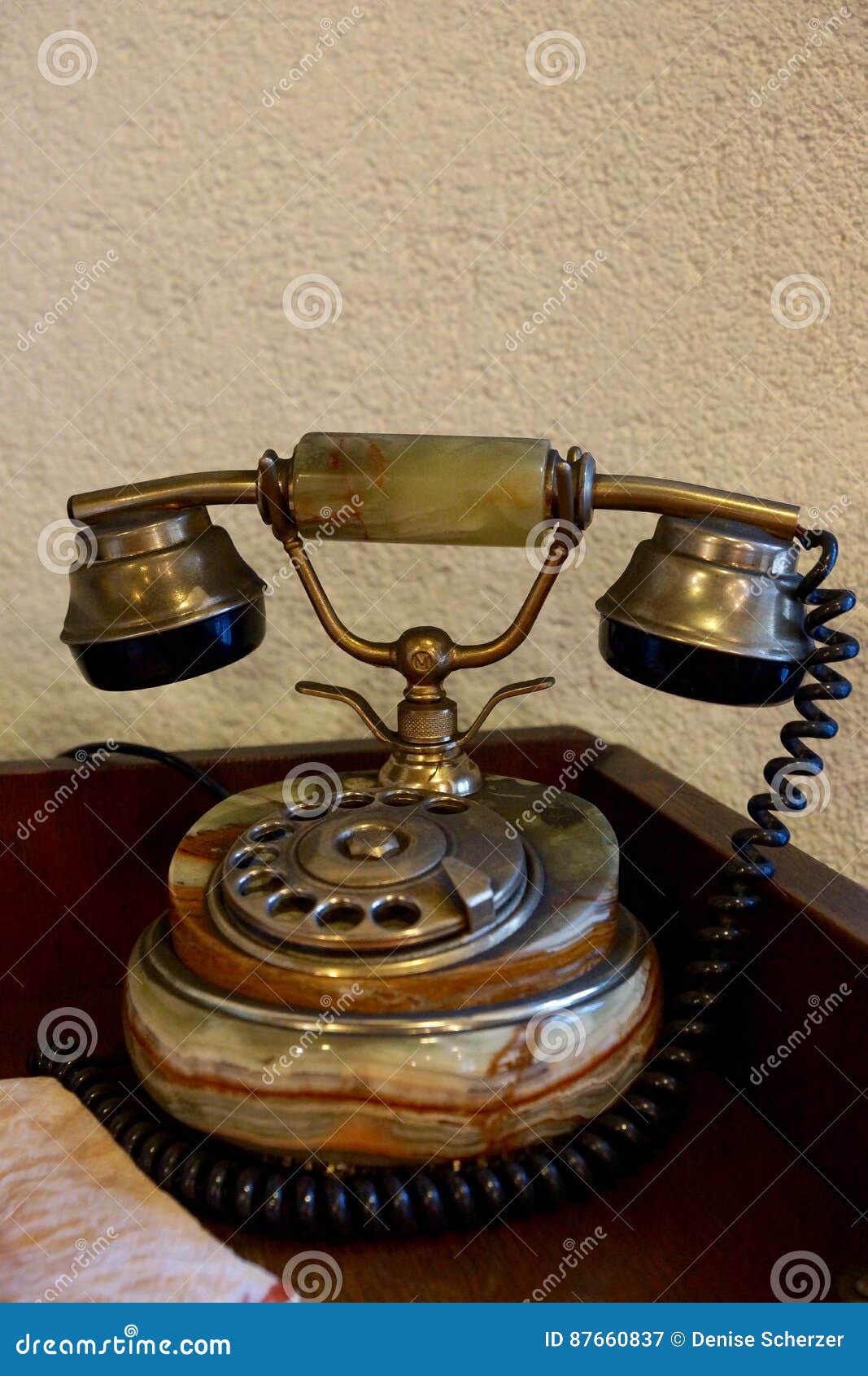 Antique Telephone stock image. Image of revival, history - 87660837