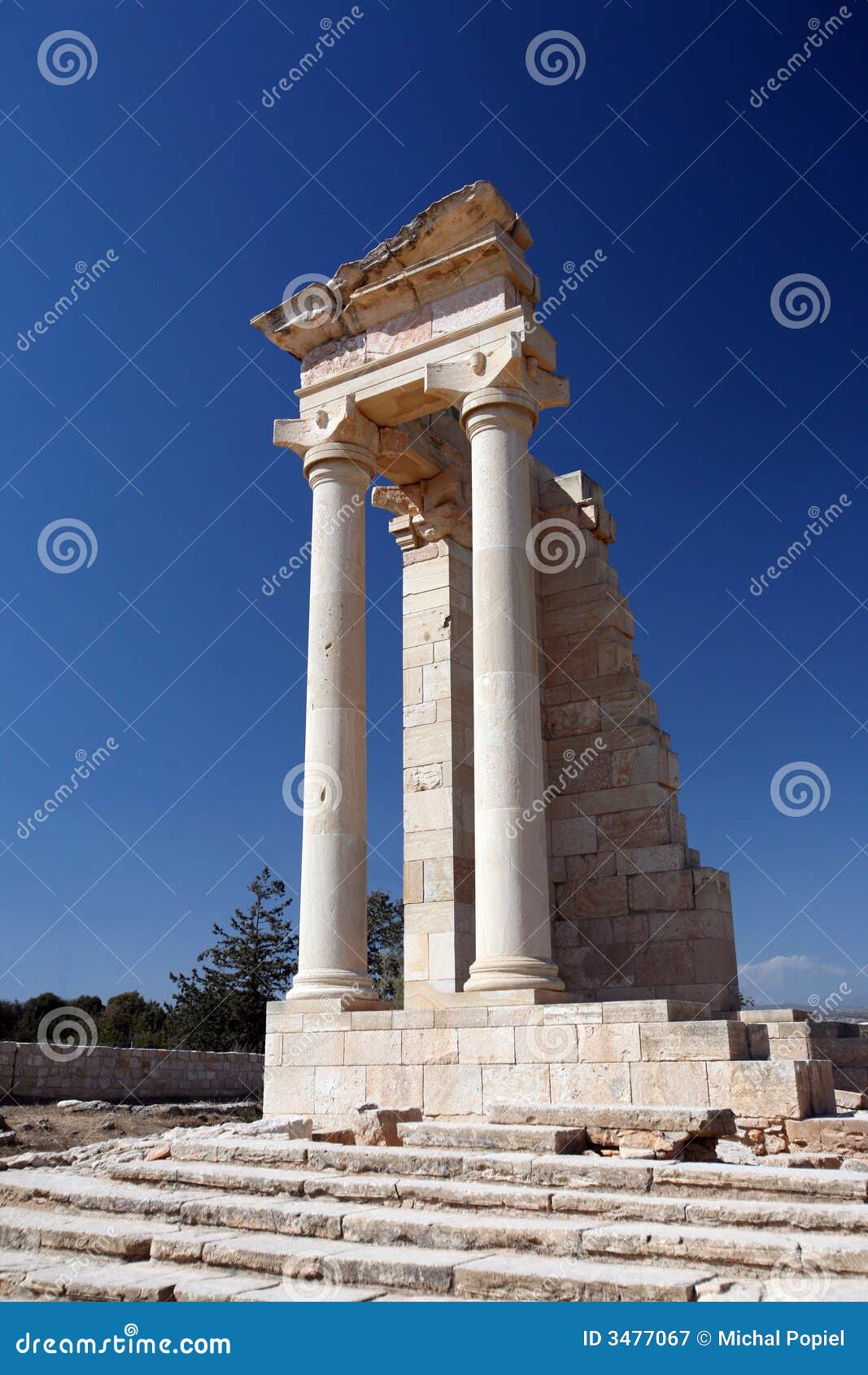 Antique temple stock image. Image of building, acropolis - 3477067