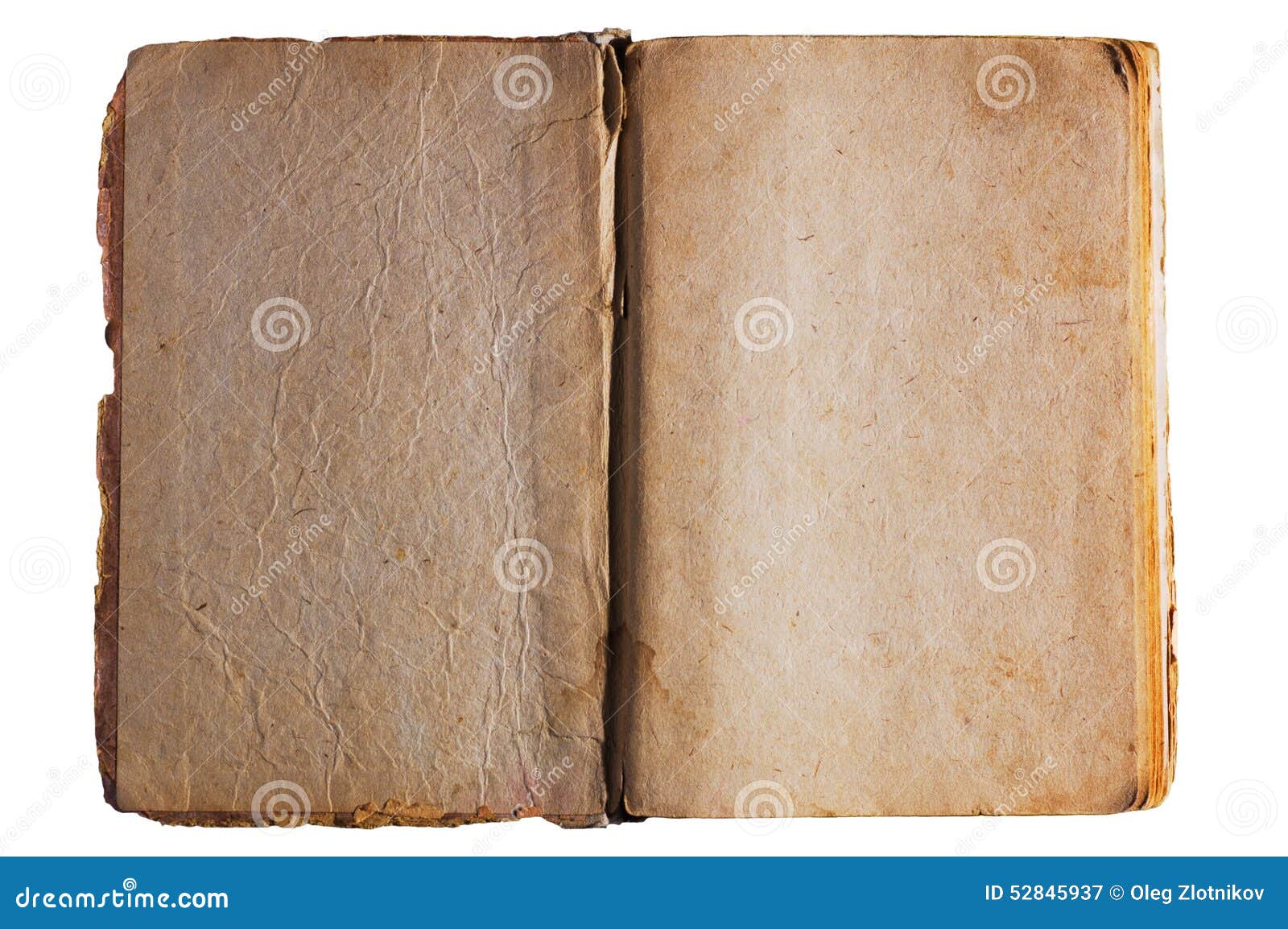 Antique Textured Opened Book Pages Stock Image - Image of color ...
