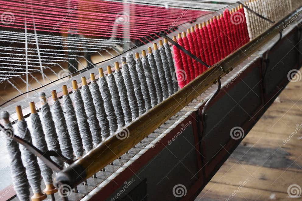 An Antique Thread Spooling Machine Stock Photo - Image of pioneer ...