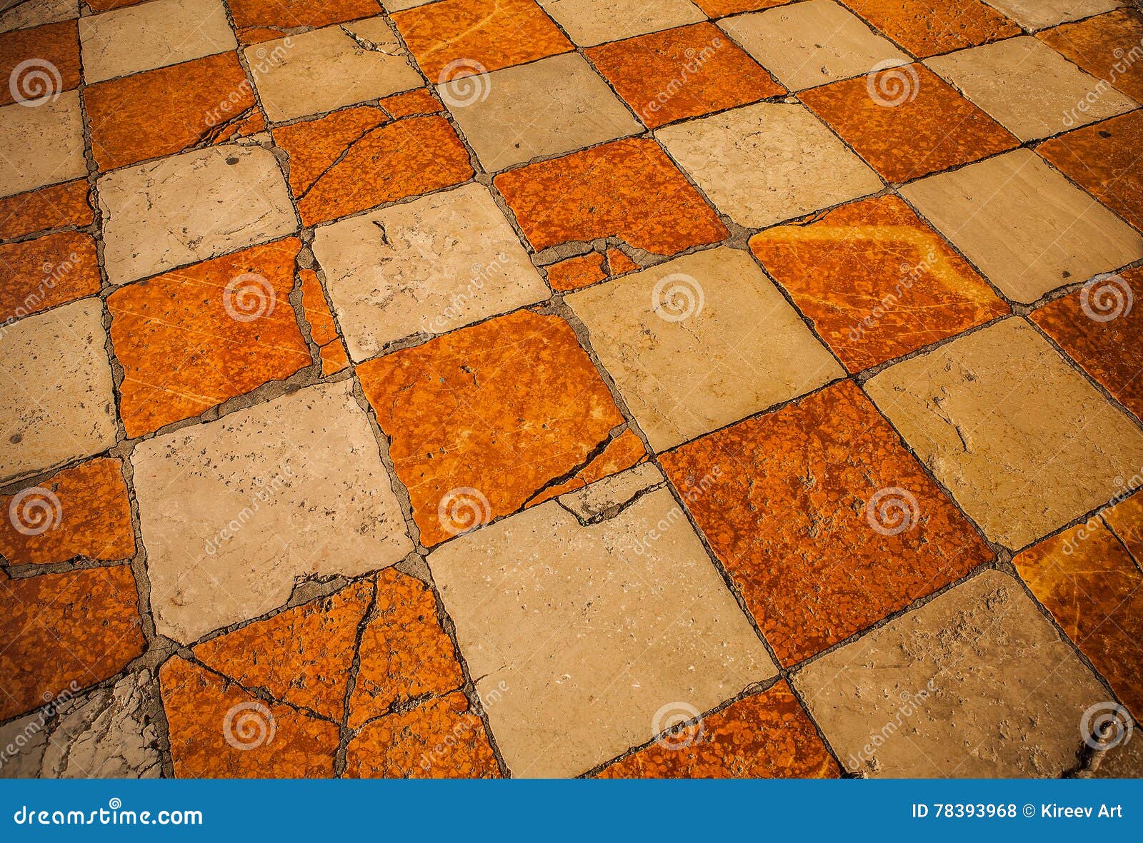 Antique Tiles On A Floor. Background Texture. Royalty-Free Stock ...