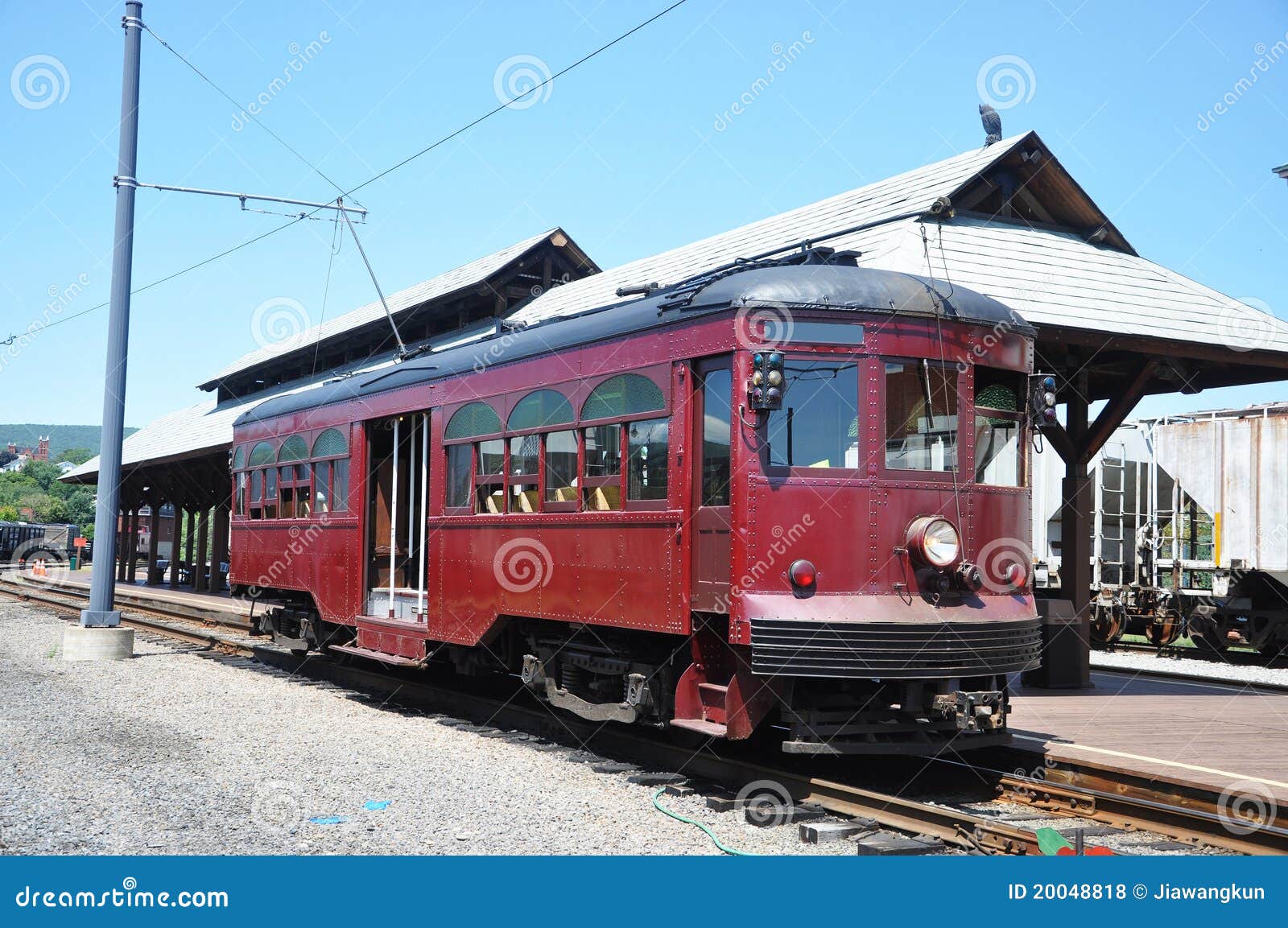 Antique Trolley stock photo. Image of steamtown, america - 20048818