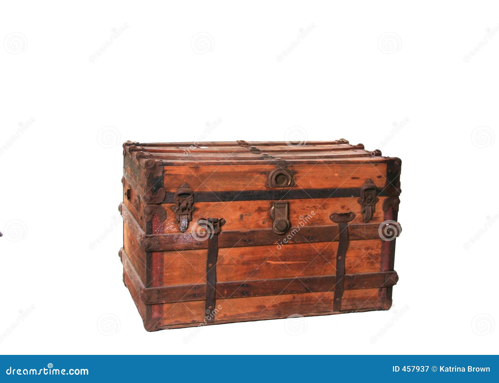 Antique Trunk Of Modern Information Royalty-Free Stock Photo ...