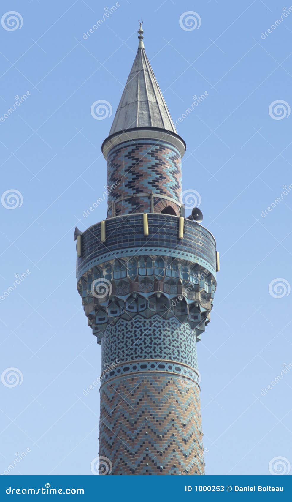 Antique turkish minaret stock image. Image of minaret - 1000253