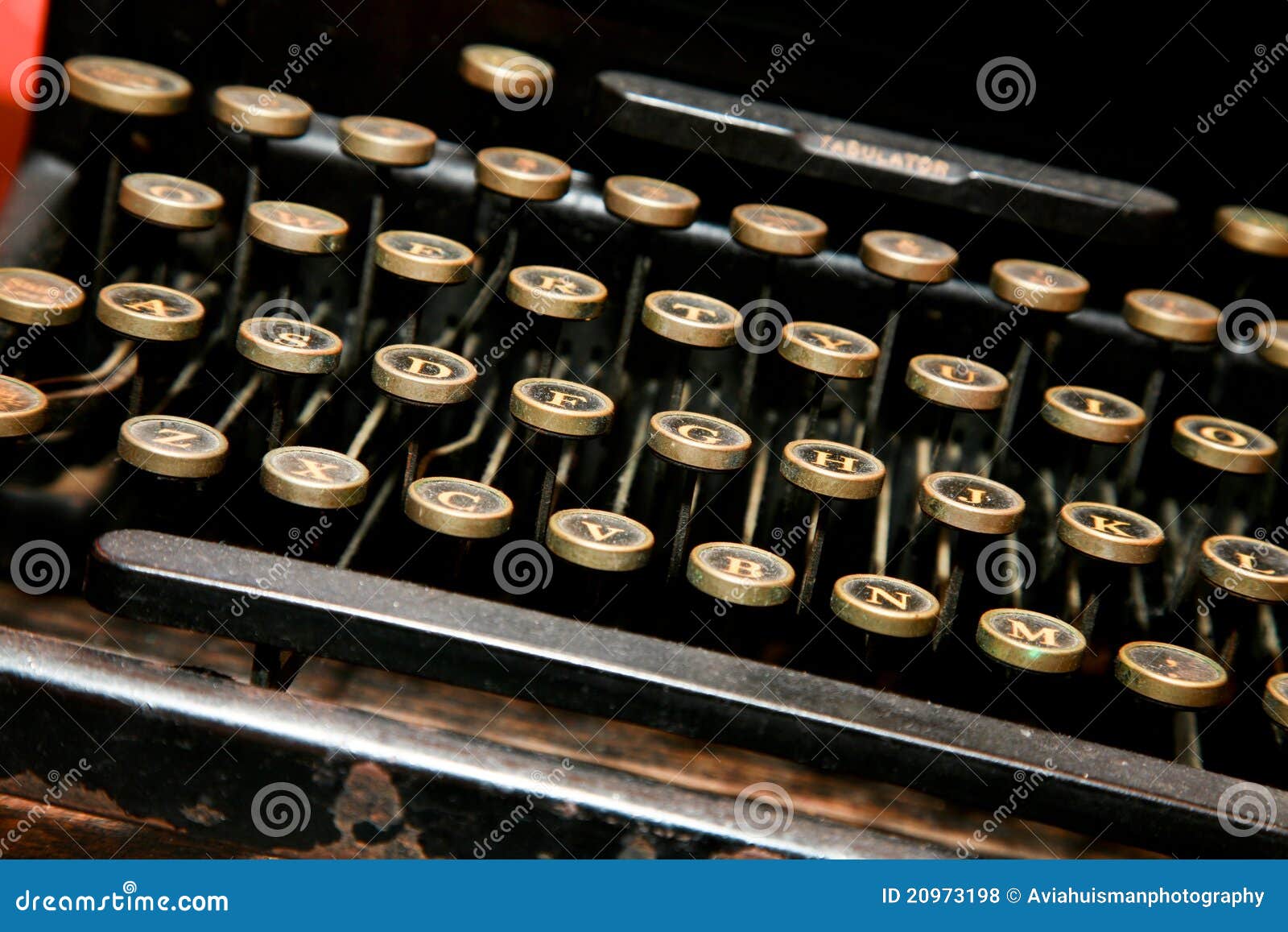 Antique Typewriter stock photo. Image of century, fashioned - 20973198