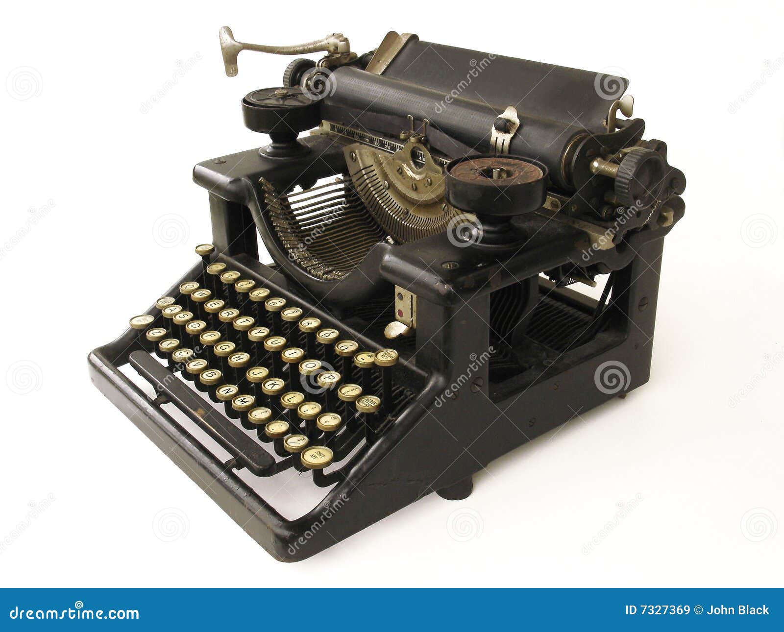 Antique Typewriter stock image. Image of office, antique - 7327369