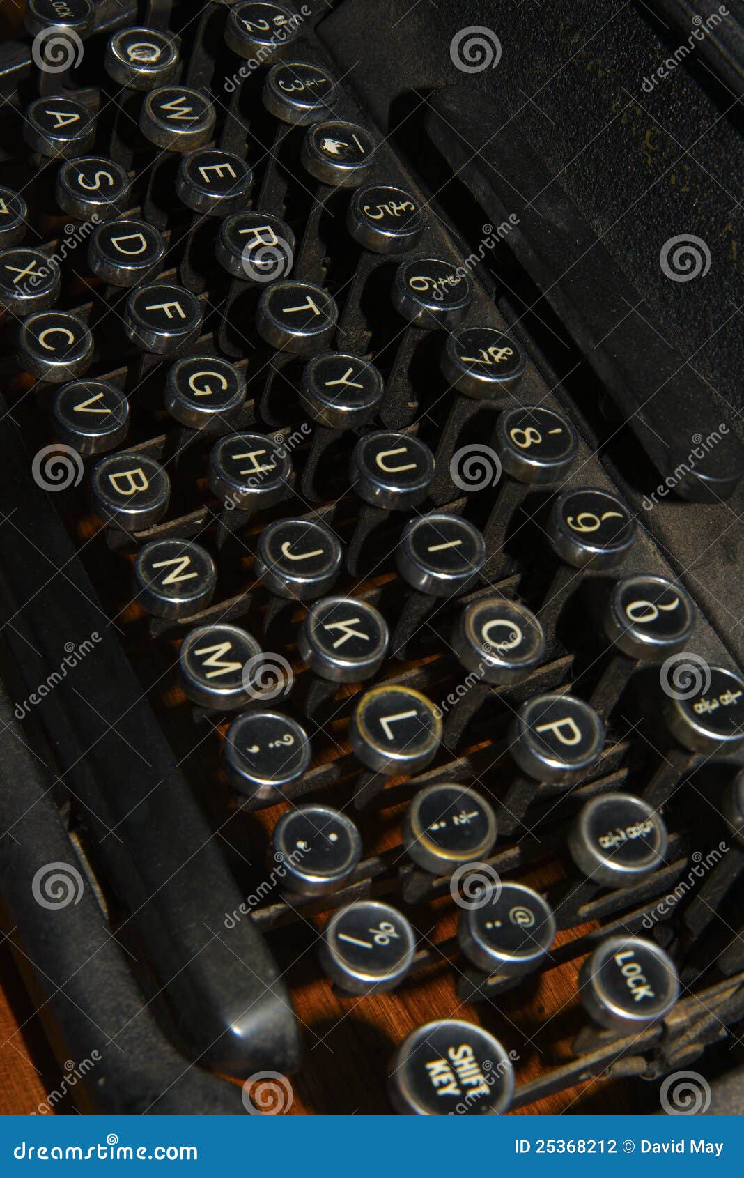 Antique Typewriter Keyboard Stock Photography - Image: 25368212