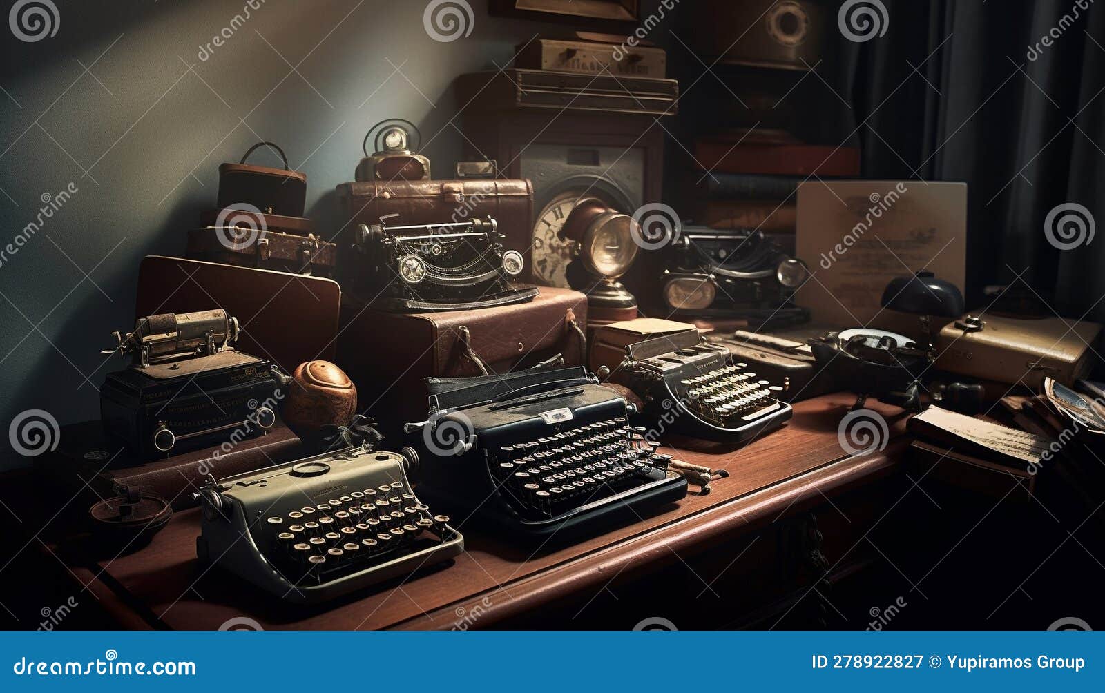 An Antique Typewriter on a Table, a Nostalgic Machinery Revival ...