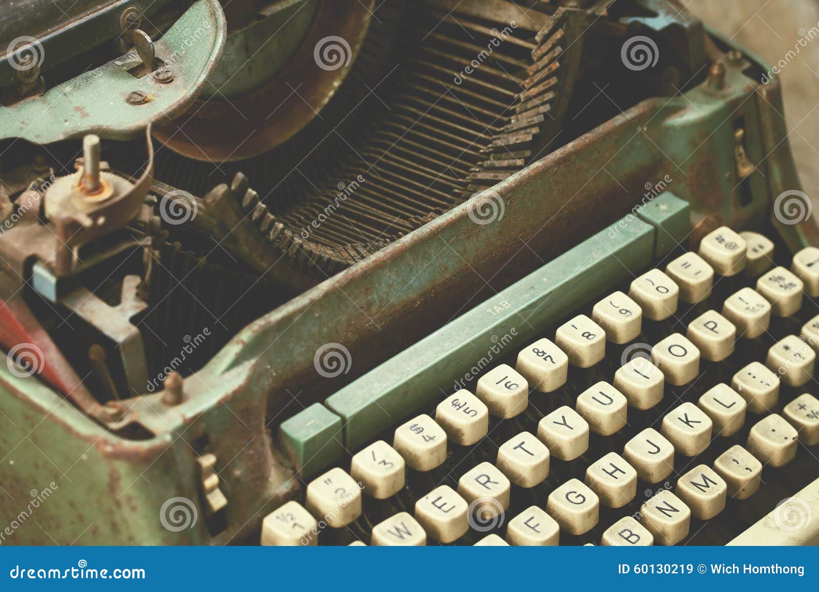 Antique Typewriter stock image. Image of type, antique - 60130219