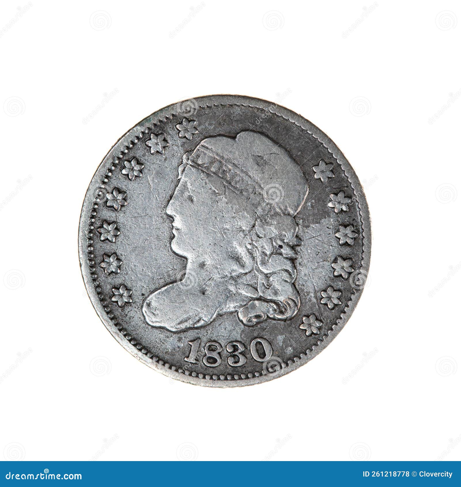 Antique USA Nickel Five Cent Coin Stock Photo - Image of financial ...