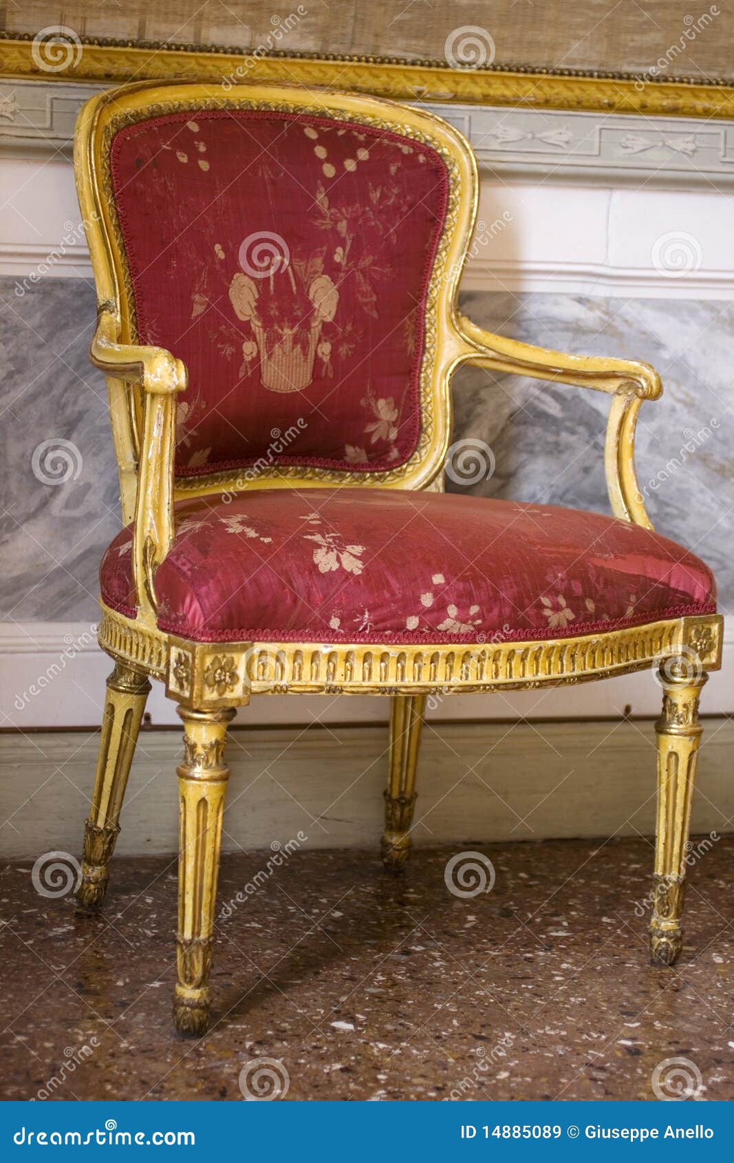 Antique Venetian chair stock image. Image of renaissance - 14885089
