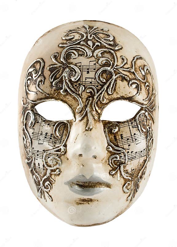Antique Venetian mask stock image. Image of carved, facial - 3654167