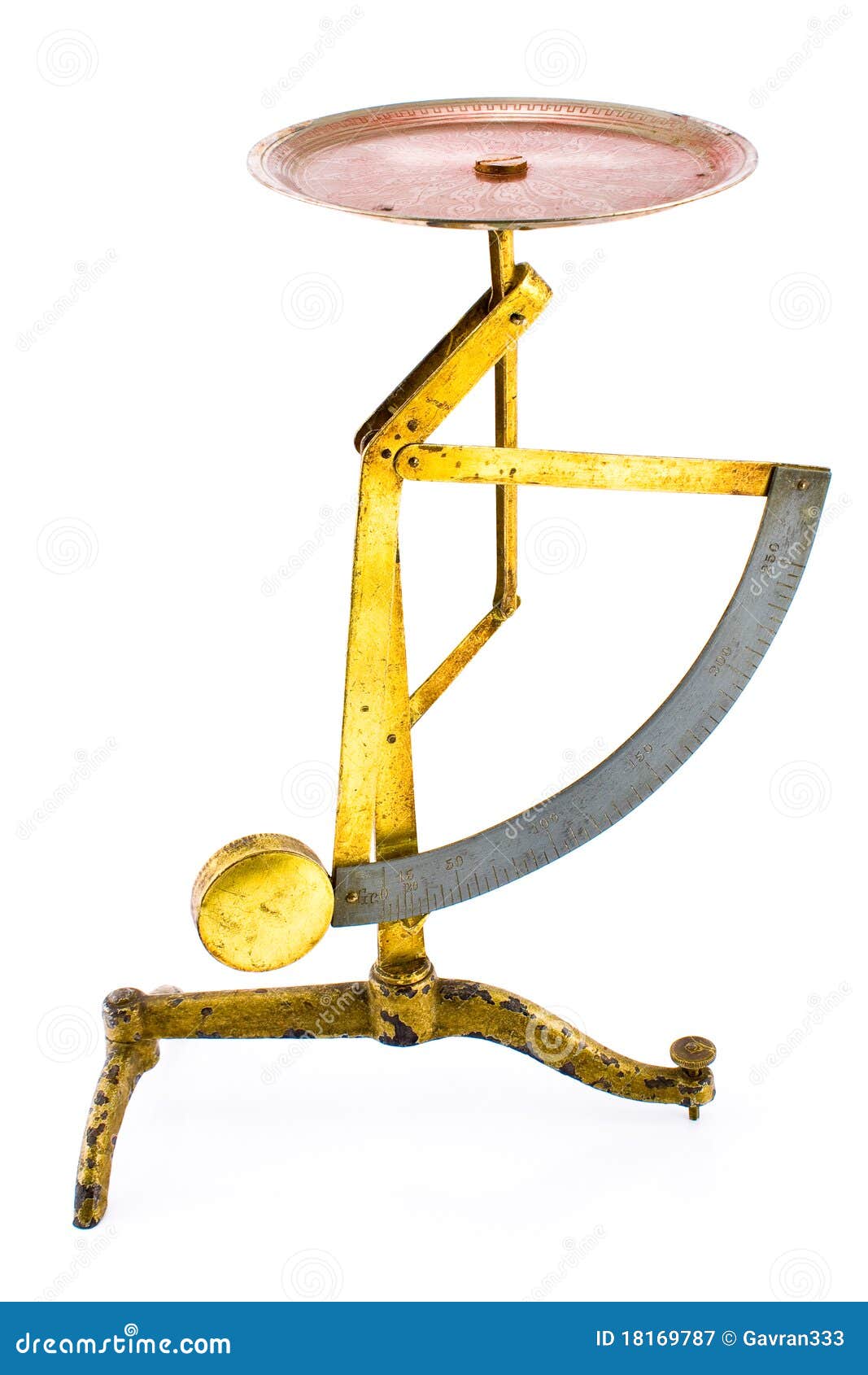 Antique Vertical Scale stock image. Image of elegant - 18169787