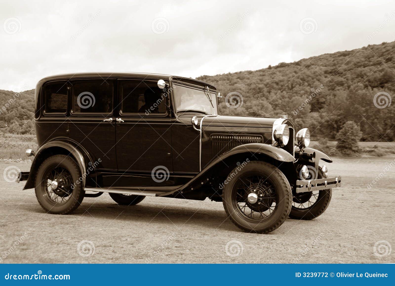 Antique Vintage Fast Old Car Speeding Stock Photo - Image of roadster ...