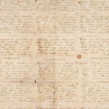 Antique Vintage Folded Textured Paper with Script Stock Image - Image ...