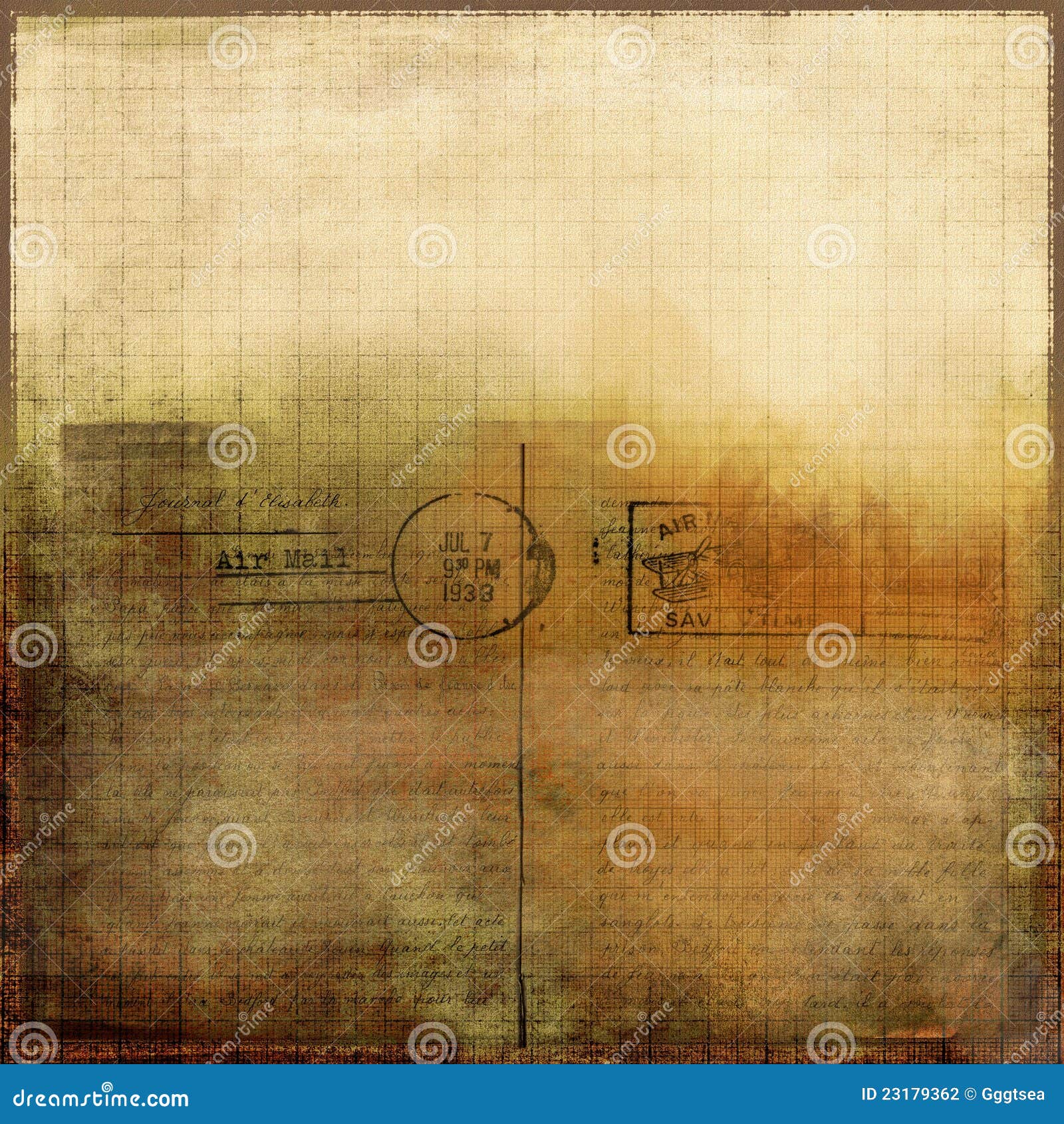 Antique Vintage Textured Paper Stock Photo - Image of writing, work ...