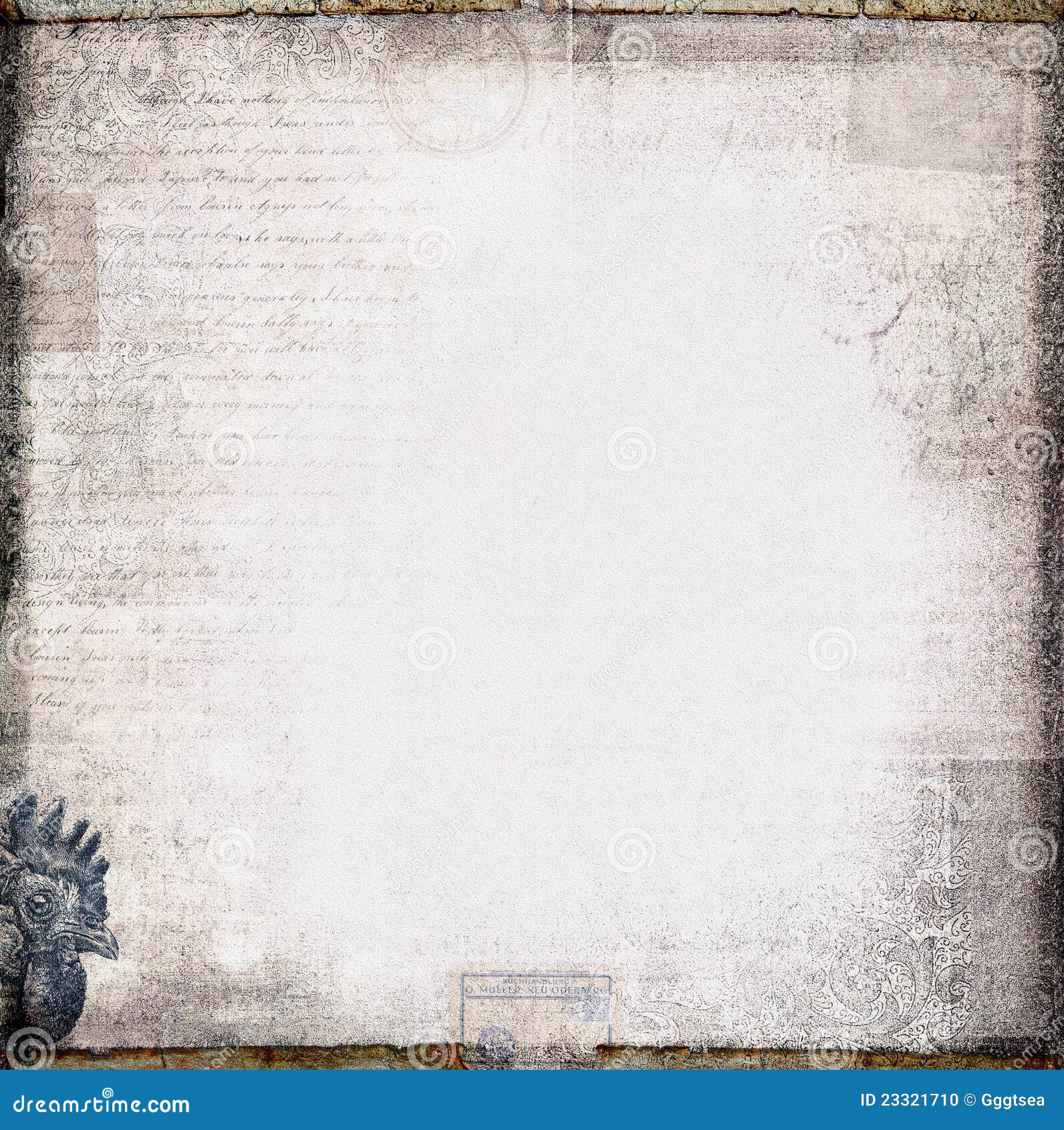 Antique Vintage Textured Paper Stock Photo - Image of scrapbook, retro ...