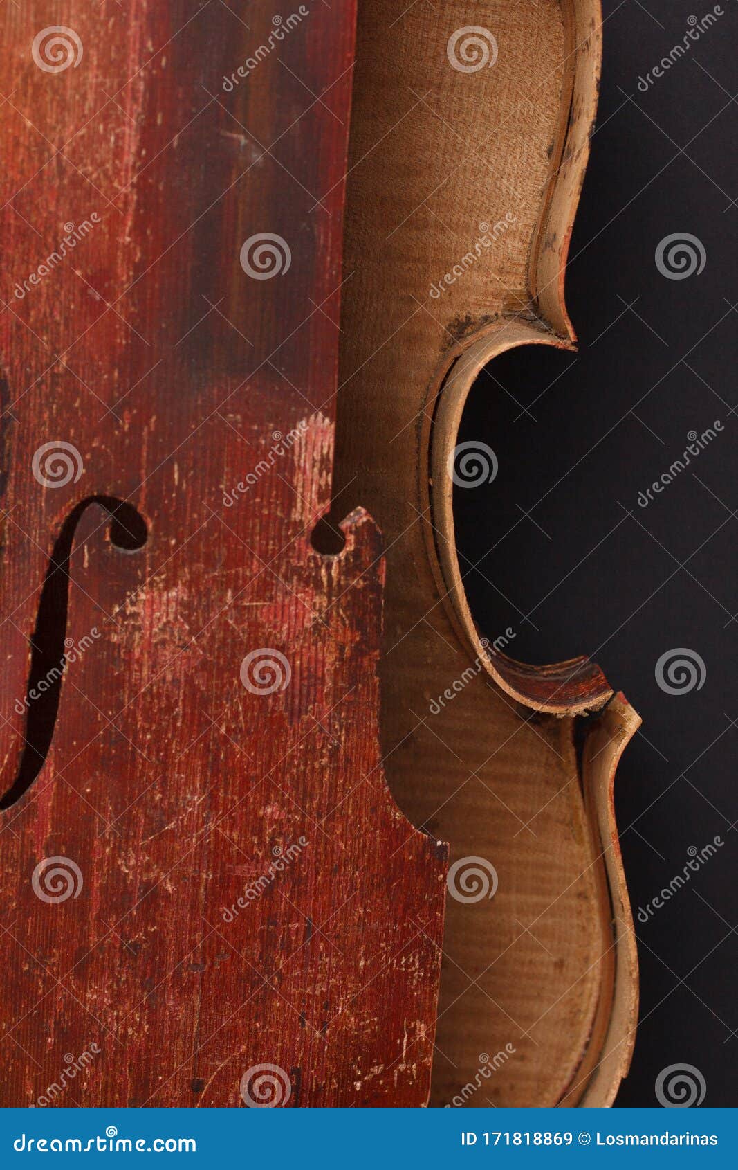 Antique Violin for Restoration Stock Image - Image of wood, violin ...
