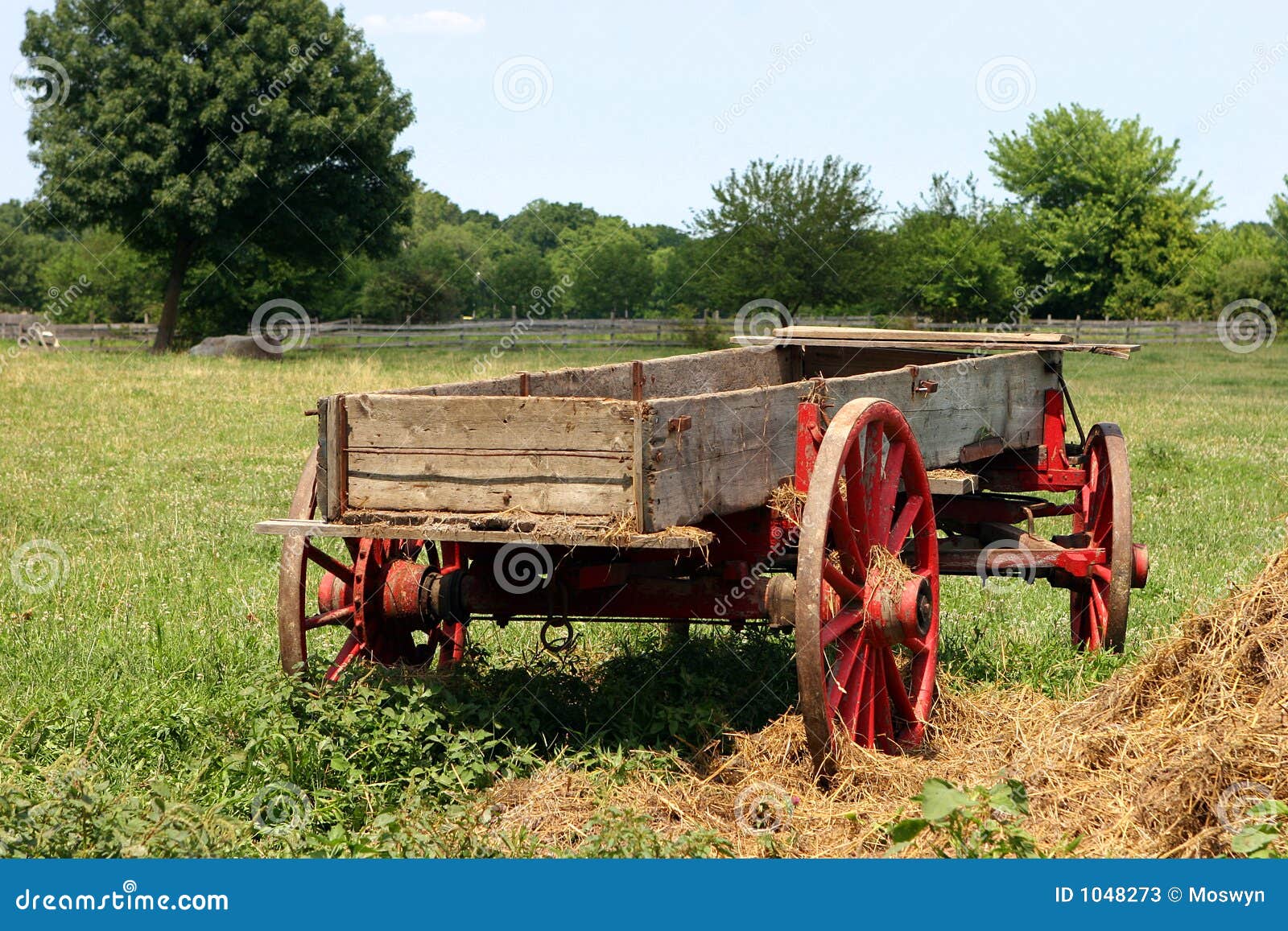 Antique Wagon stock image. Image of wooden, trees, buckboard - 1048273