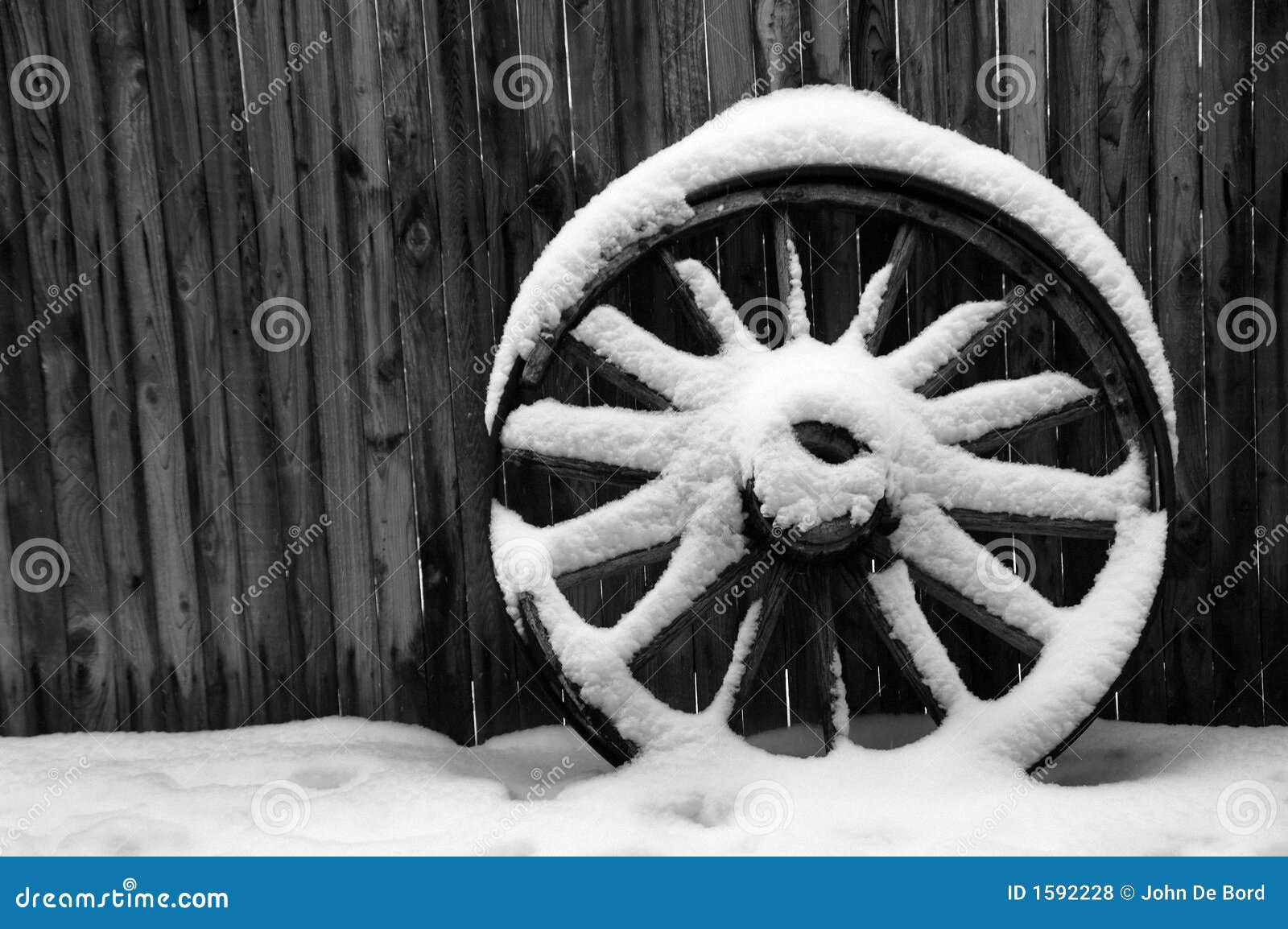 Antique Wagon Wheels With Mexico Flag Royalty-Free Stock Image ...