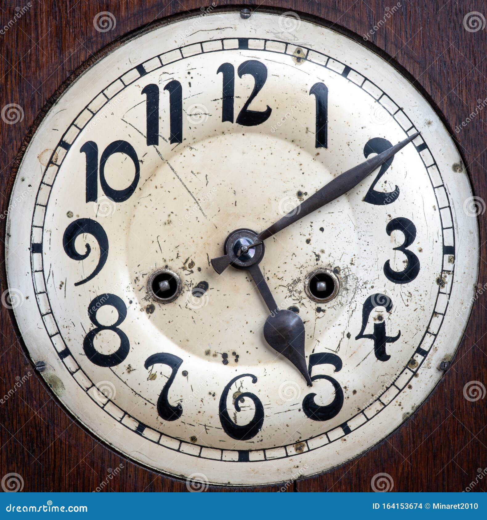 Antique clock dial stock photo. Image of dial, grunge - 164153674