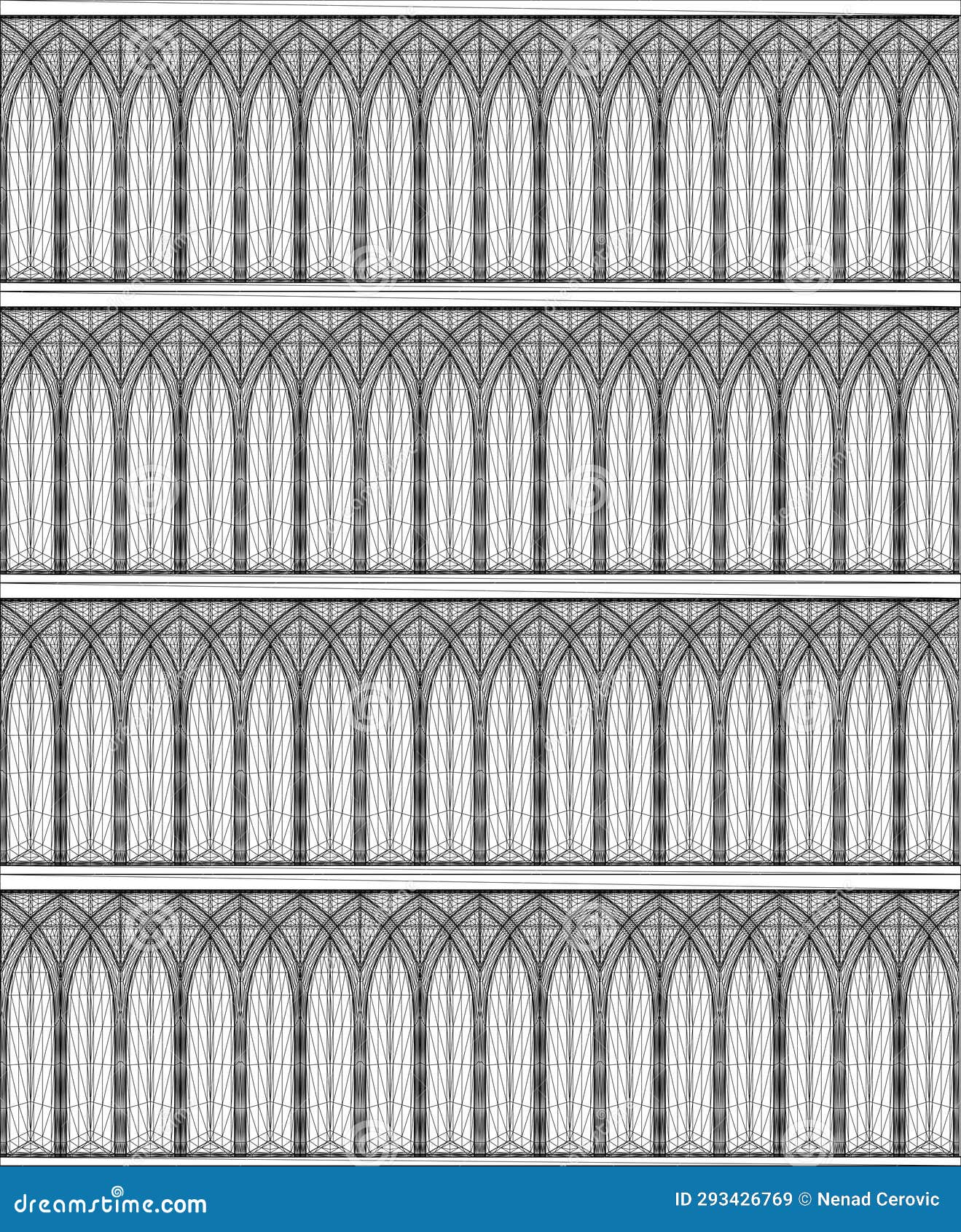 Antique Wall Panel Vector. Illustration Isolated on White Background ...