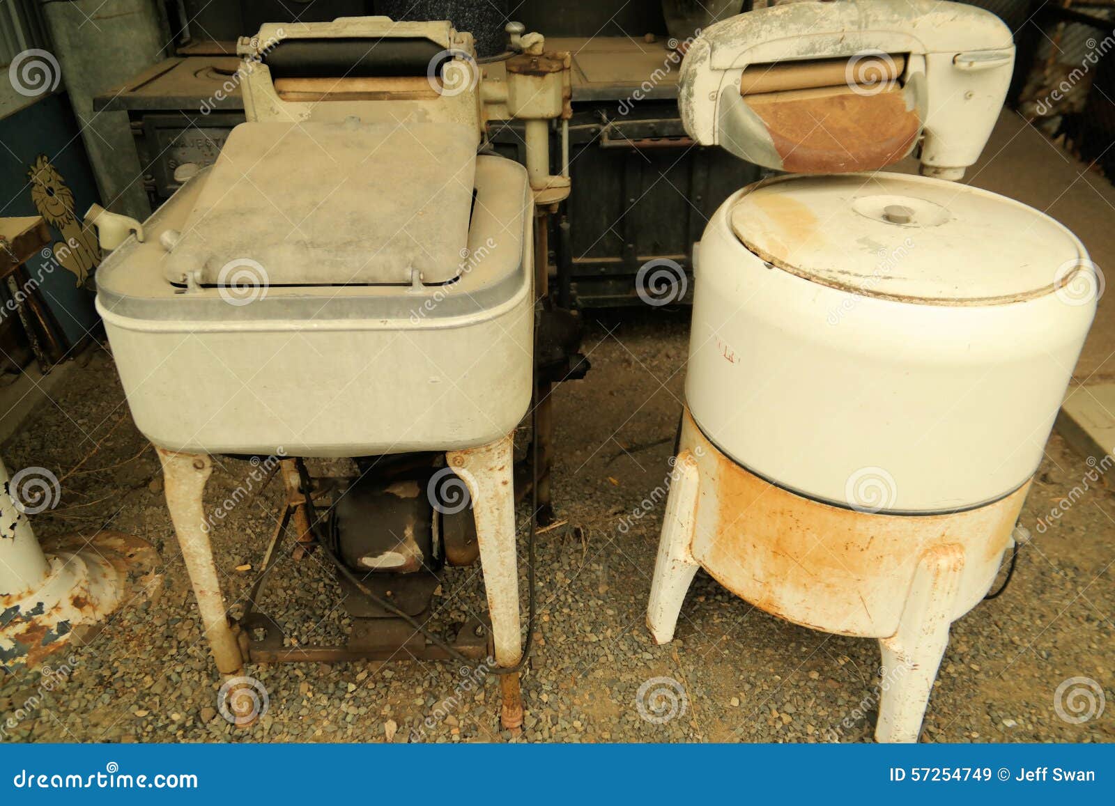 Antique Wash machine stock image. Image of machines, antique - 57254749