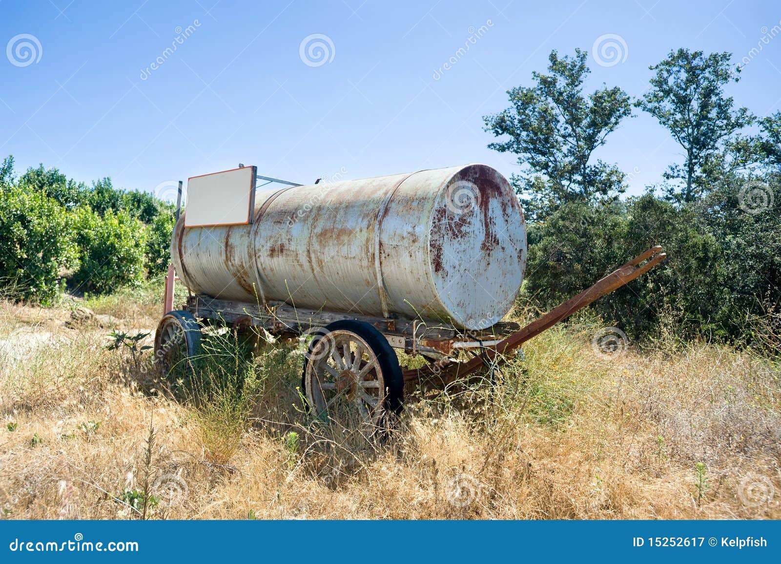 Antique water cart stock image. Image of antique, metal - 15252617